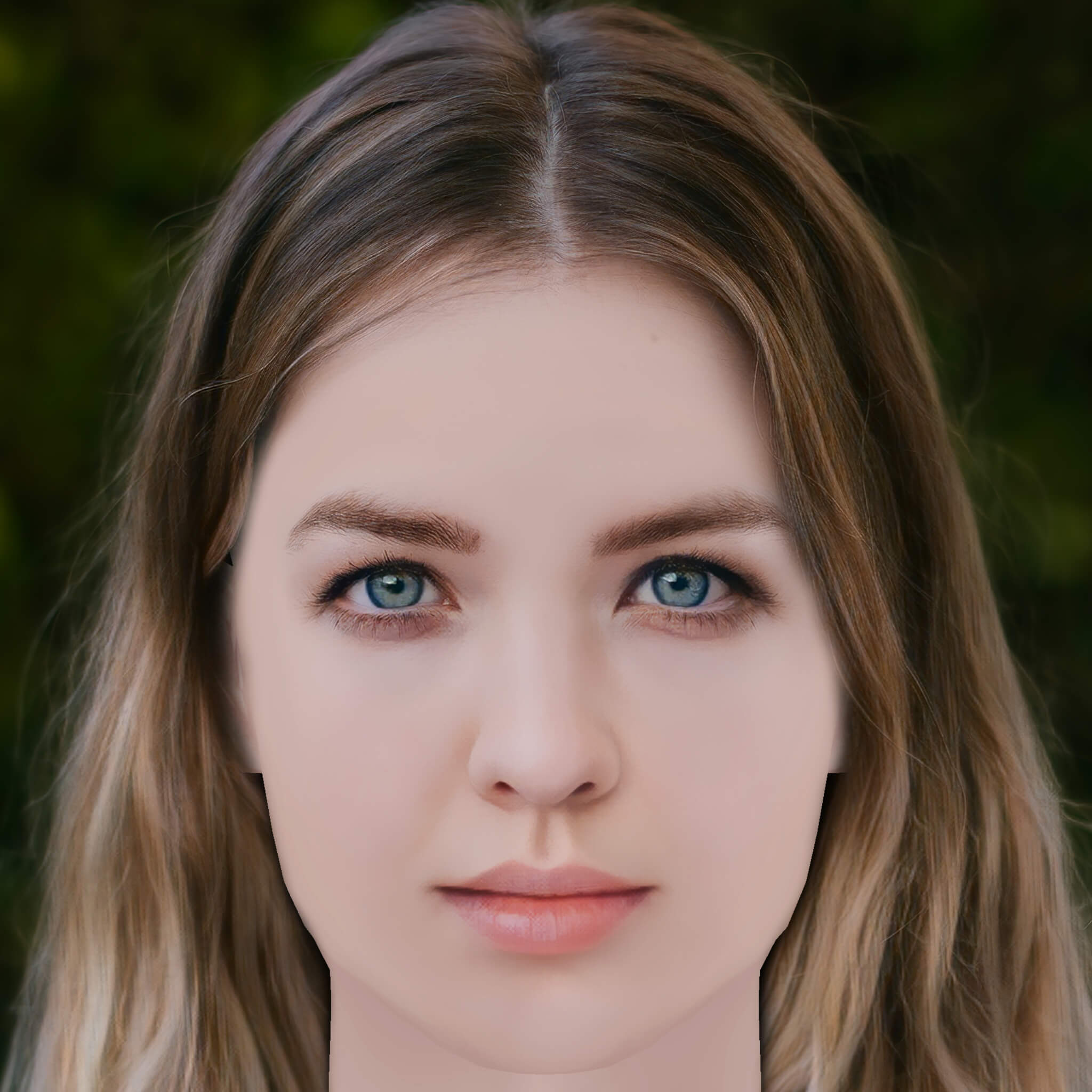 Aislinn Paul Head - No Hair - Low Poly Head for Game 3D Model by Nammichael