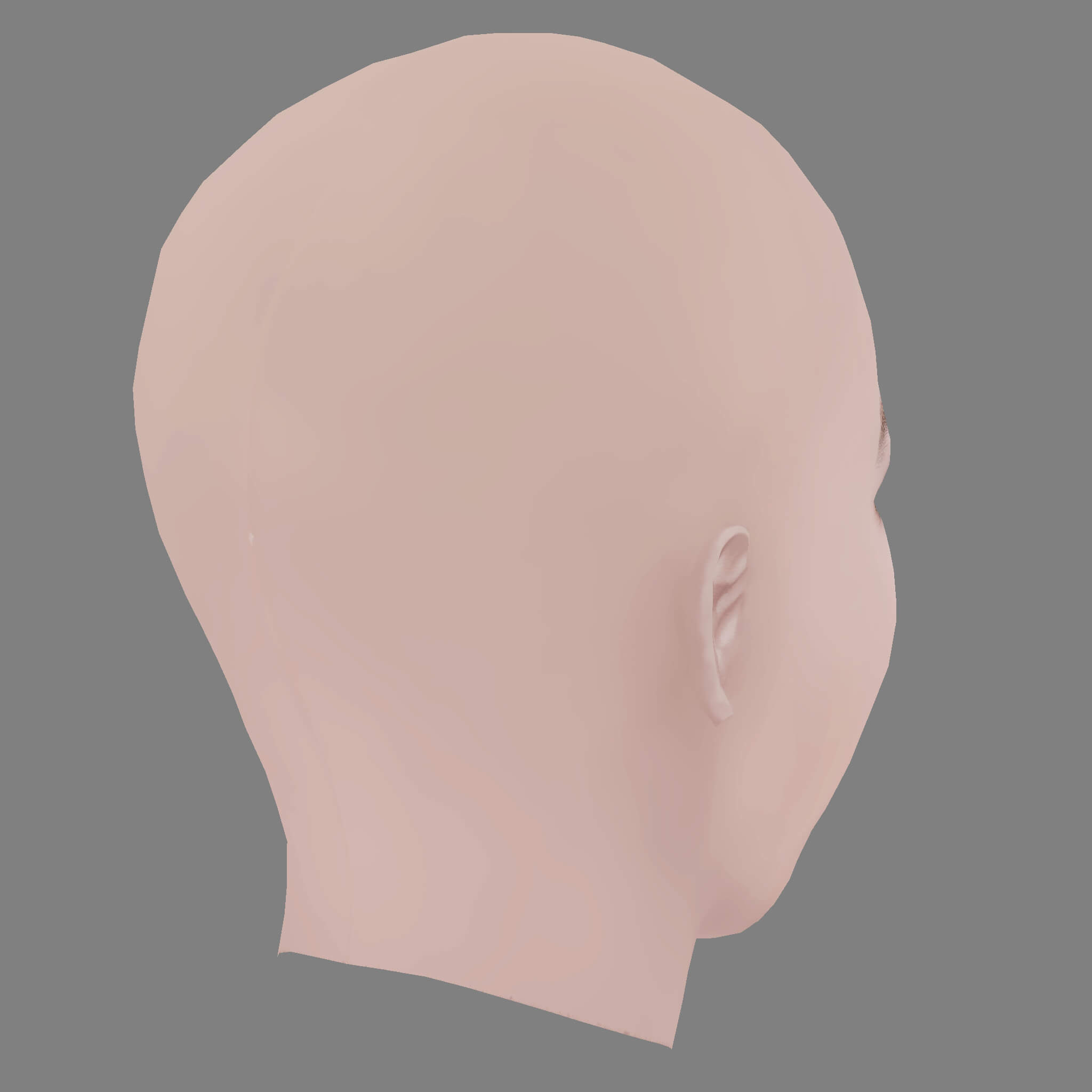Aislinn Paul Head - Low Poly Head for Game - No Hair 3D Model by Nammichael