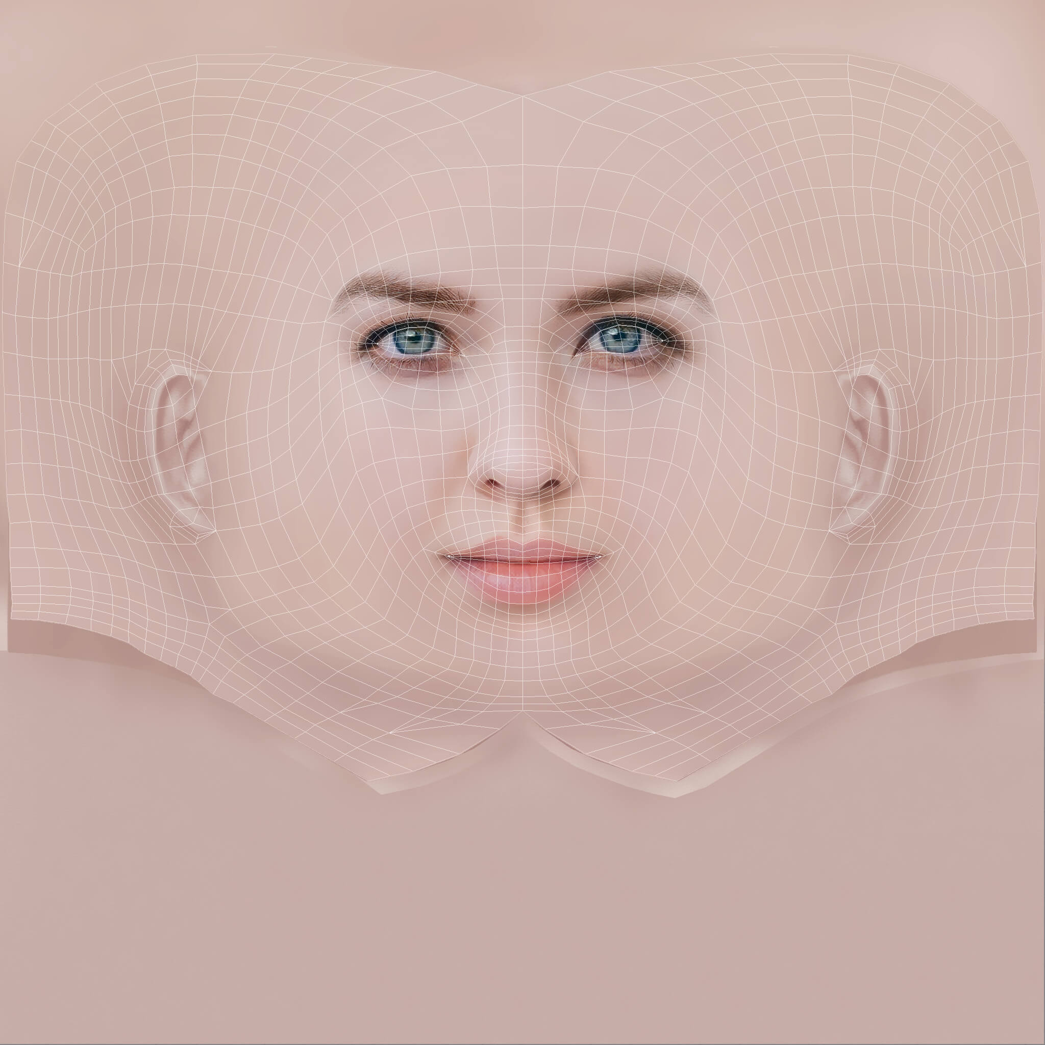 Aislinn Paul Head - Low Poly Head for Game - No Hair 3D Model by Nammichael