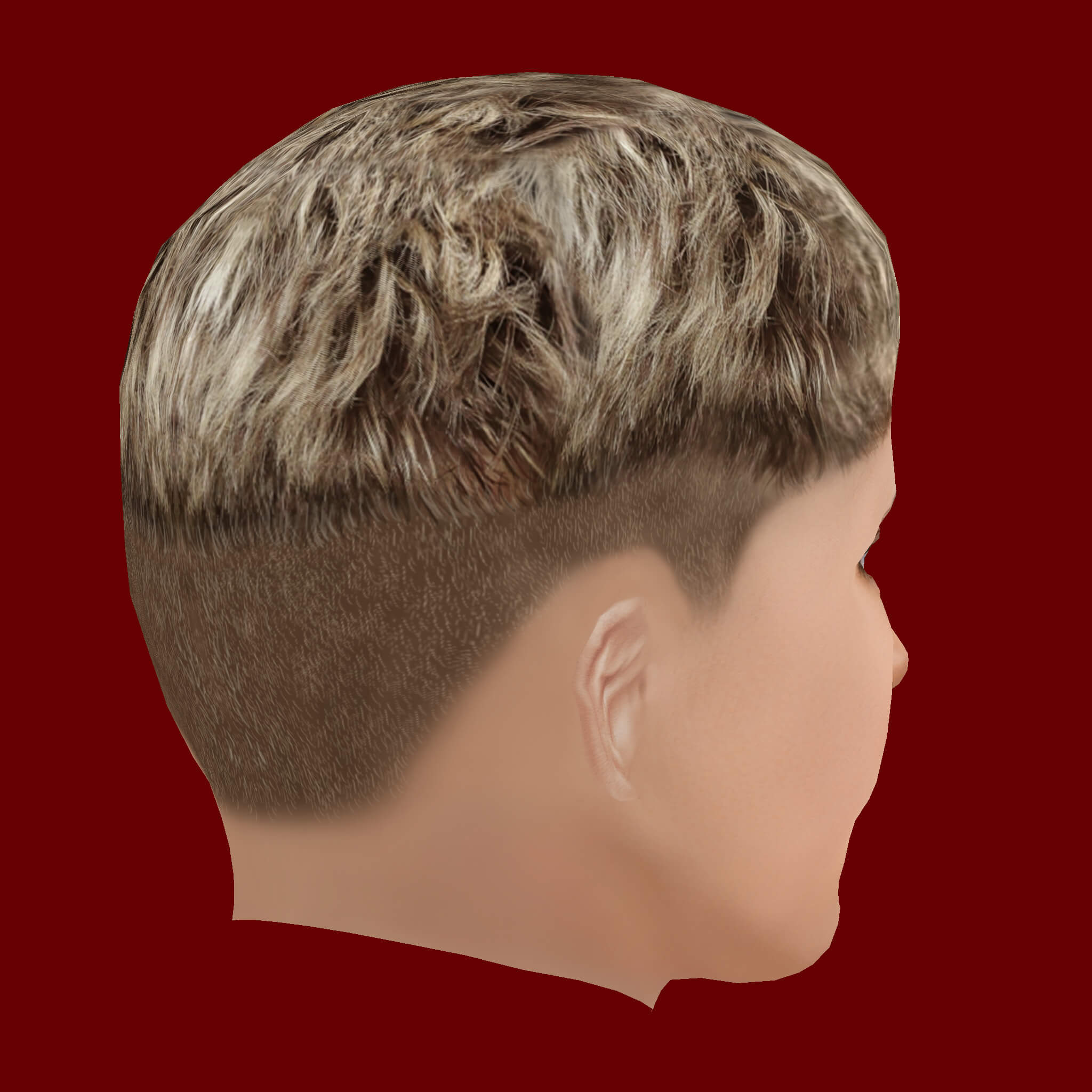 Alejandro Garnacho Head - Low Poly Head for Game 3D Model by Nammichael