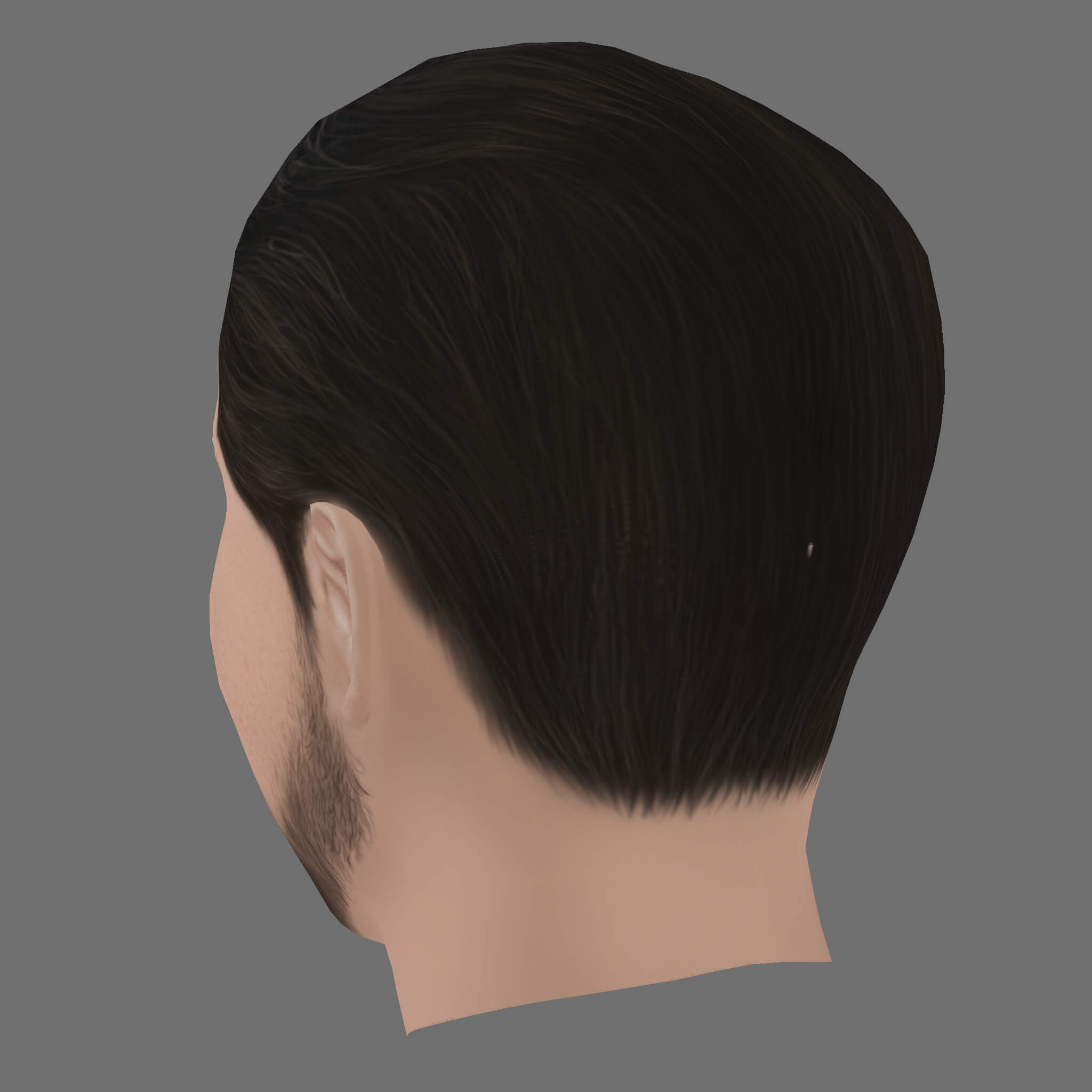 Alex Skarbek Head - Low Poly Head for Game 3D Model by Nammichael