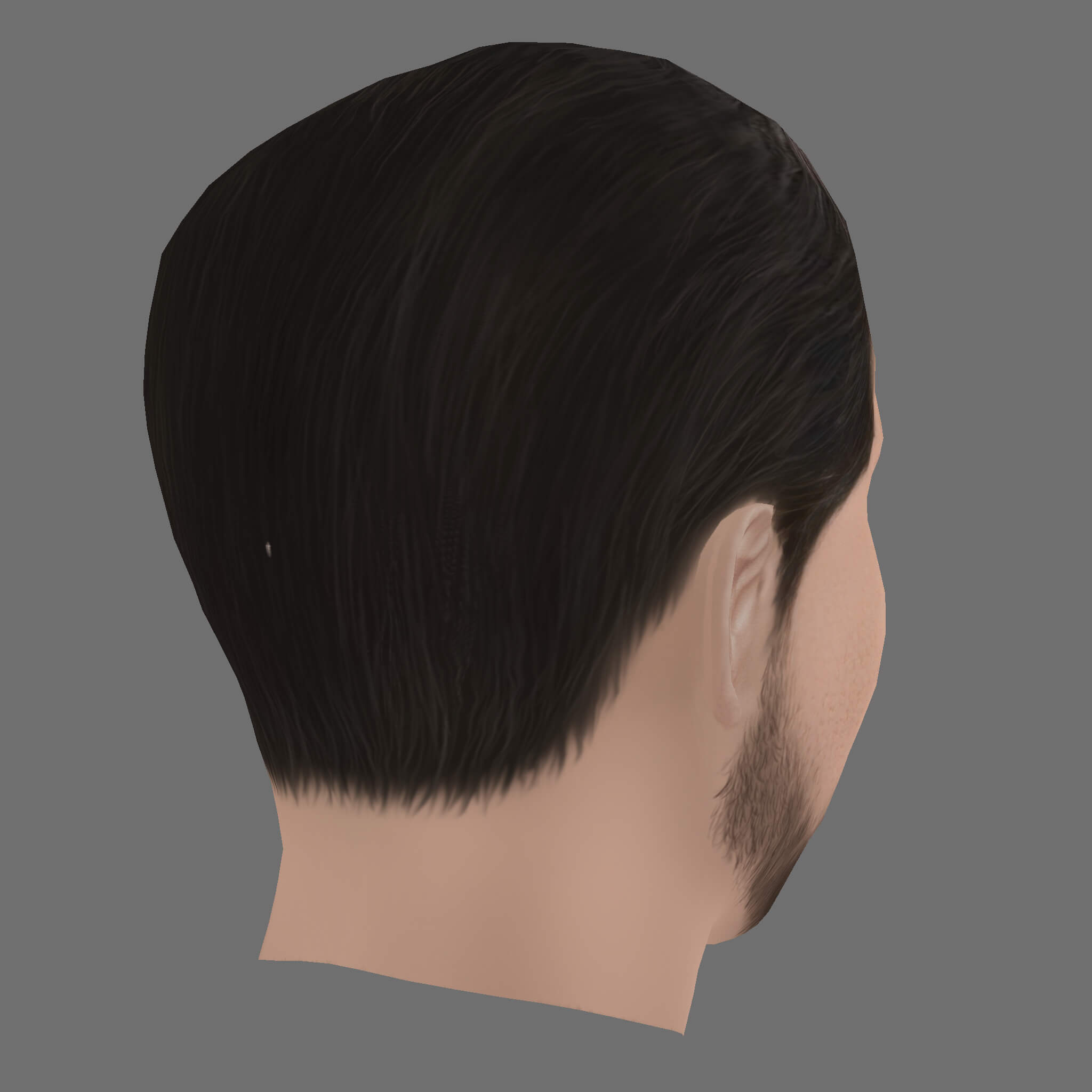 Alex Skarbek Head - Low Poly Head for Game 3D Model by Nammichael