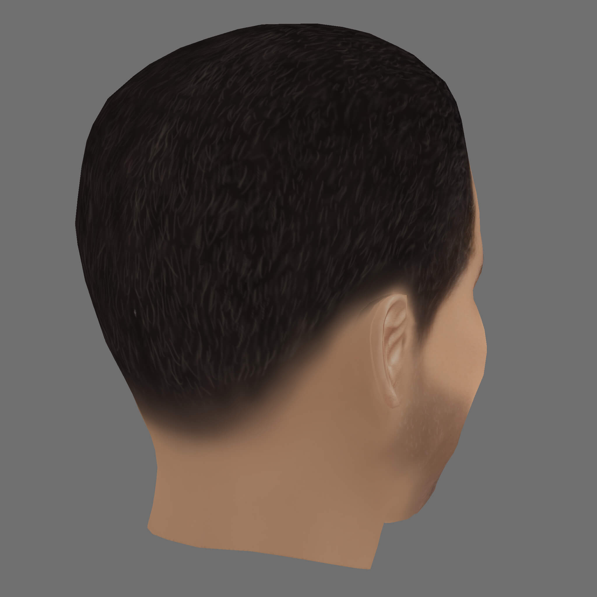 Alexander Karim Head - Low Poly Head for Game 3D Model by Nammichael