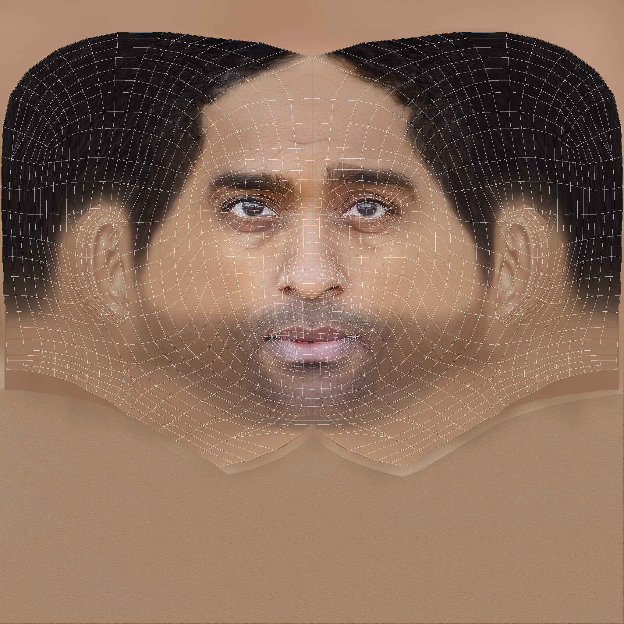 Alexander Karim Head - Low Poly Head for Game 3D Model by Nammichael