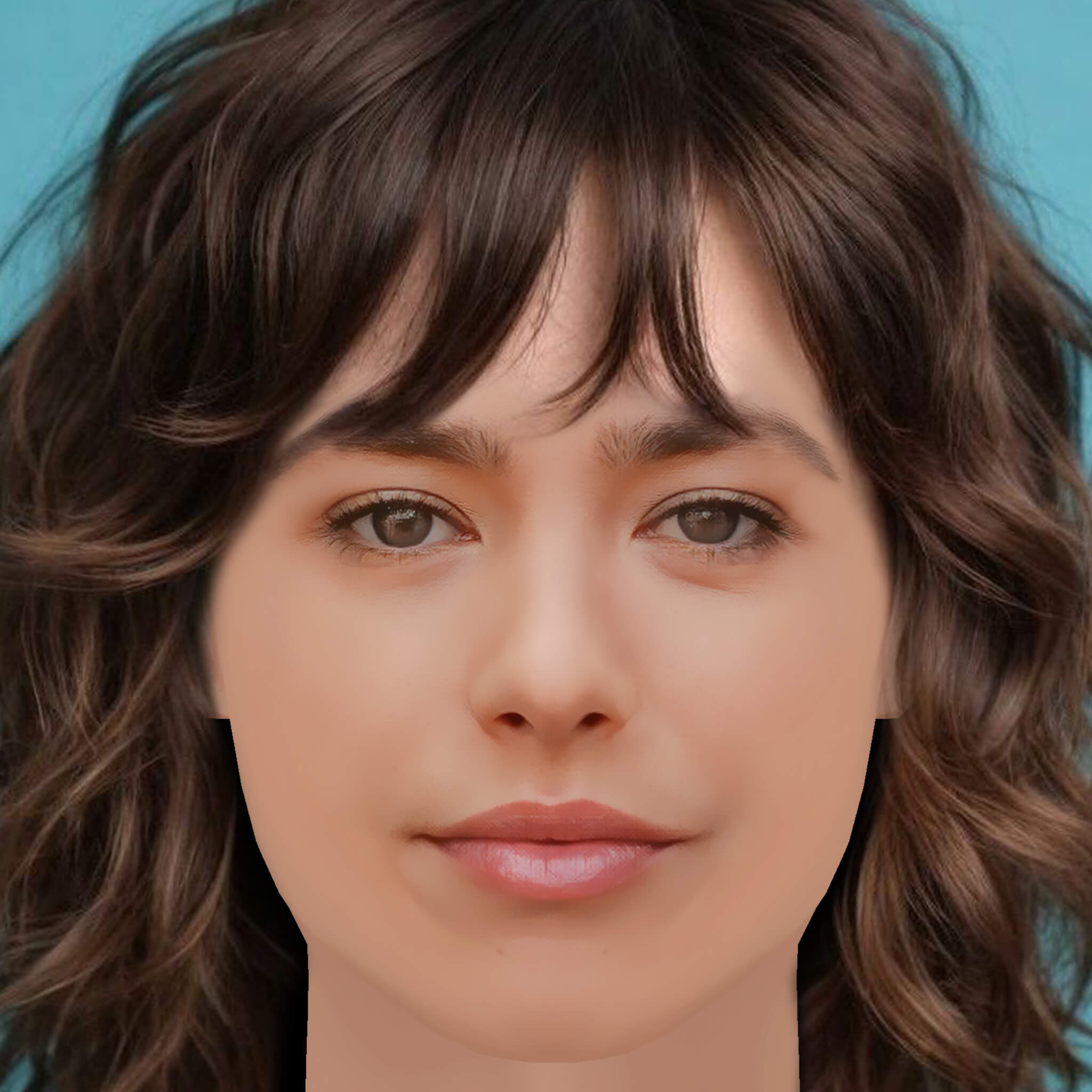 Alexandra Barton Head - No Hair - Low Poly Head for Game 3D Model by ...