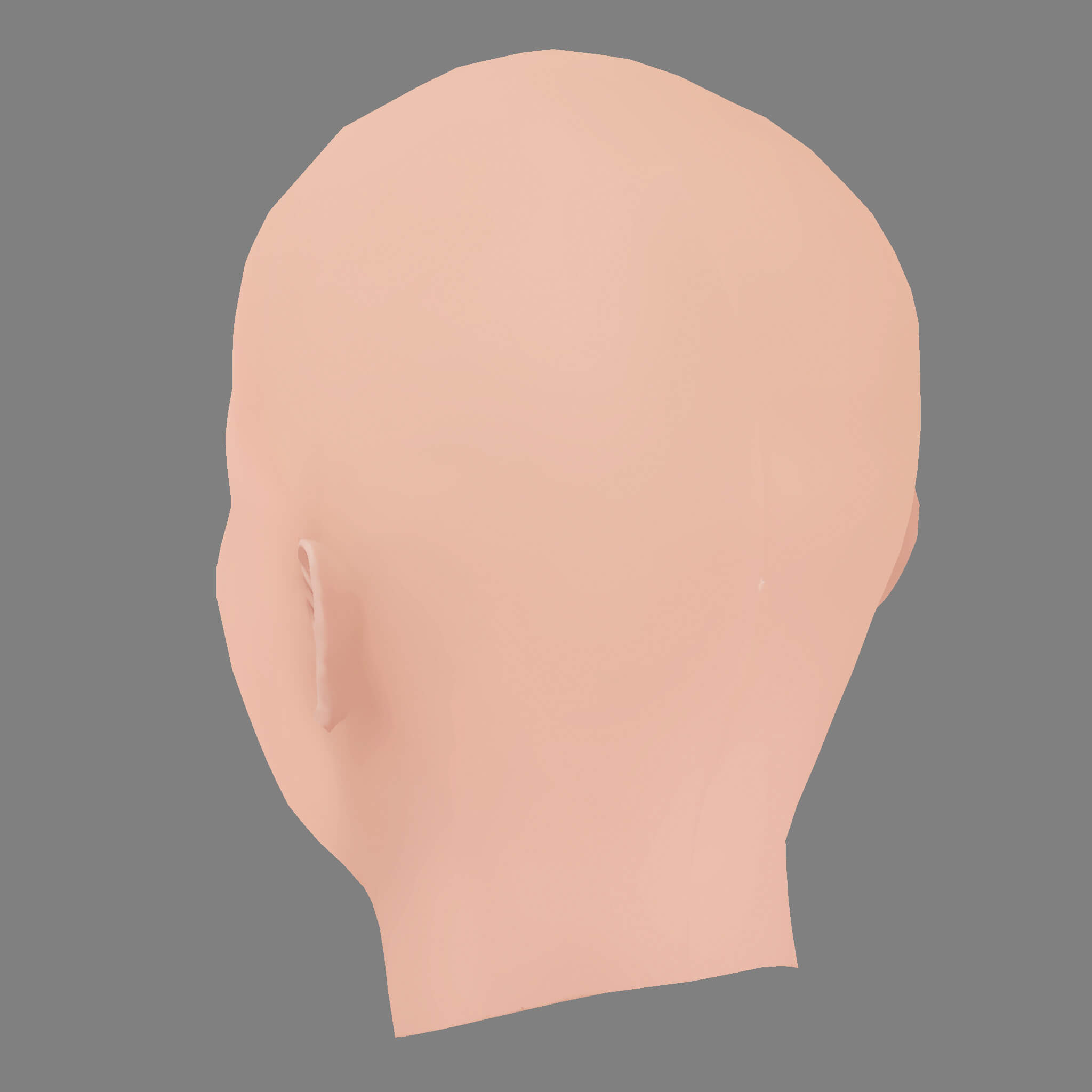 Alexandra Daddario Head - No Hair - Low Poly Head for Game 3D Model by ...