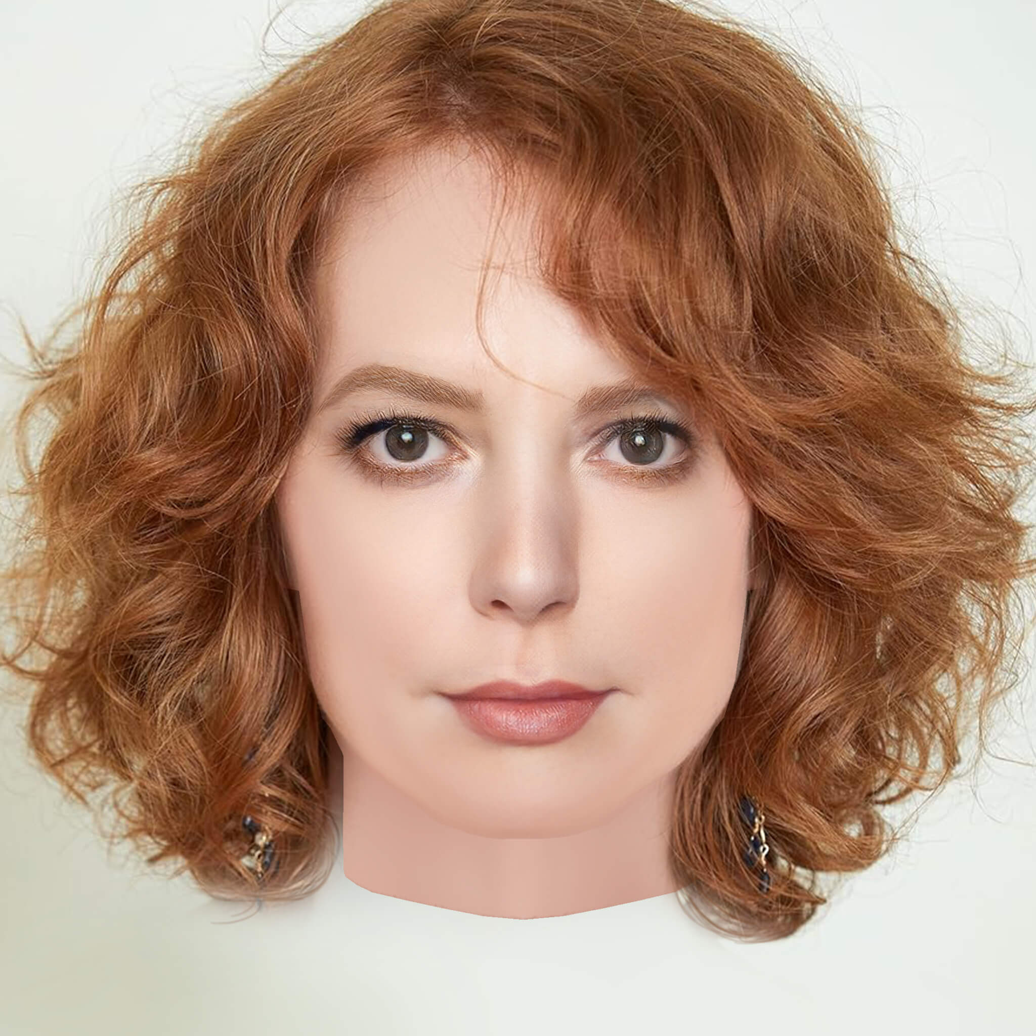 Alicia Witt Head - No Hair - Low Poly Head for Game 3D Model by Nammichael