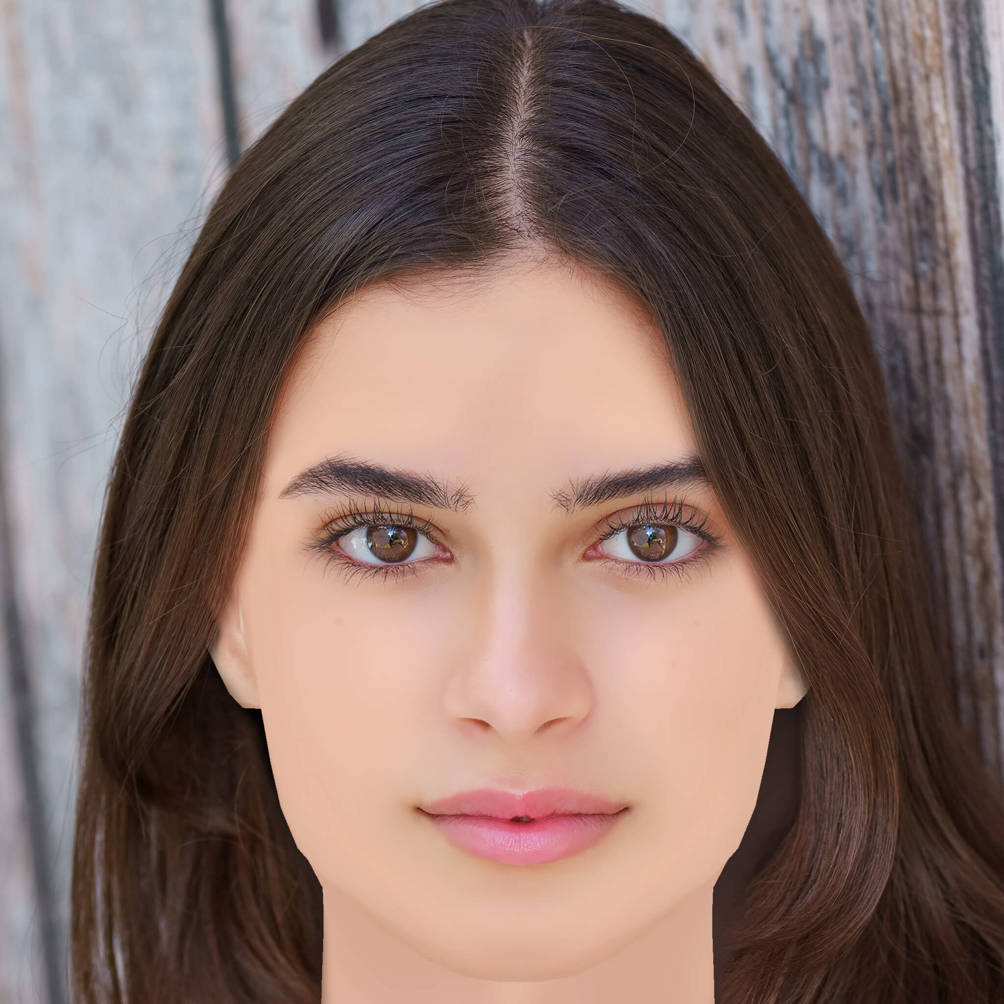 Allegra Teo Head - No Hair - Low Poly Head for Game 3D Model by Nammichael