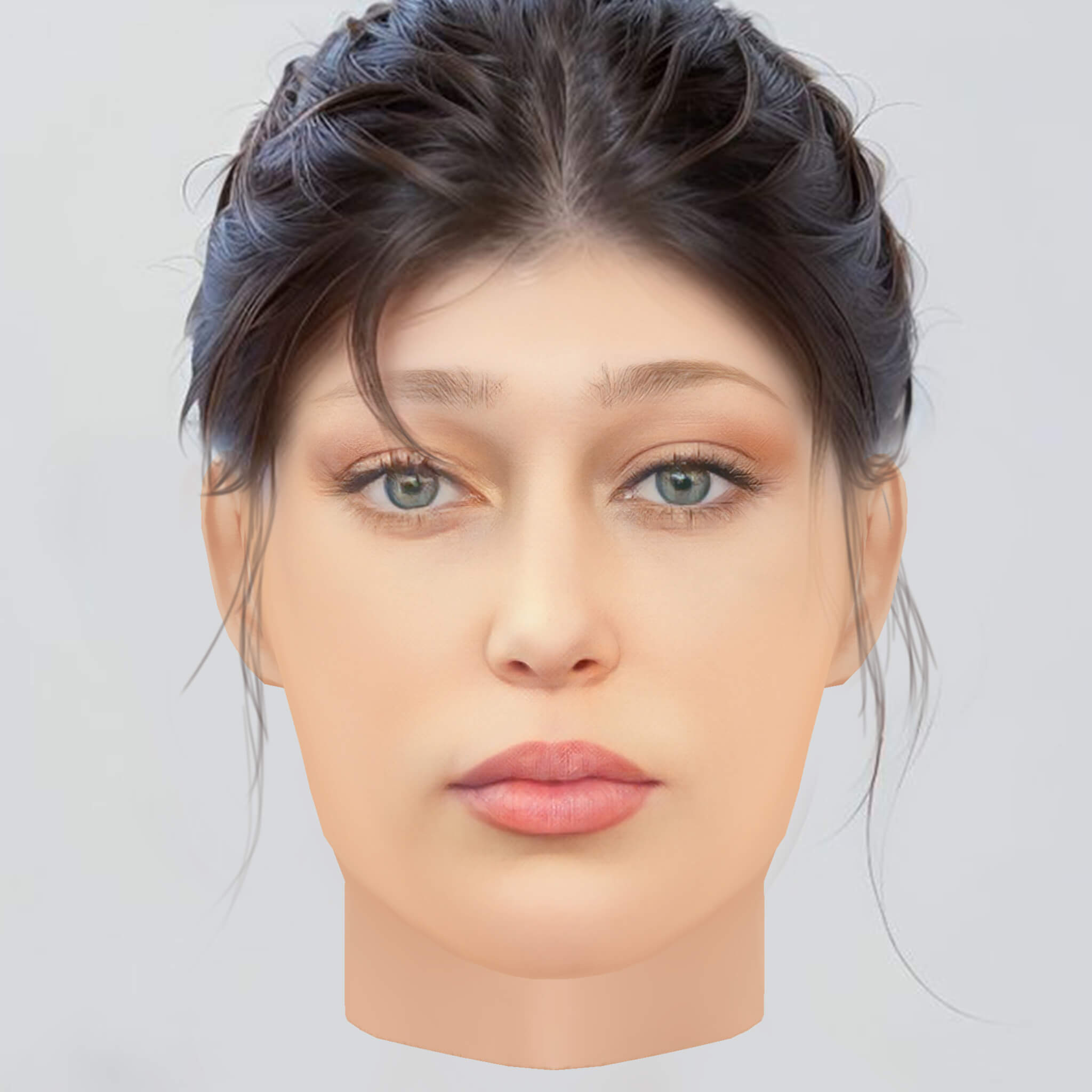 Alycia Debnam-Carey Head - No Hair - Low Poly Head for Game 3D Model by ...