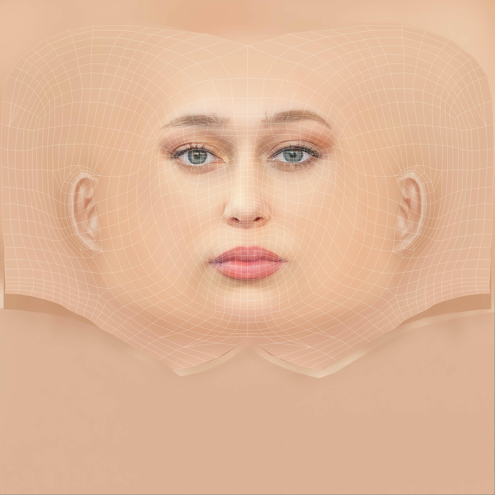 Alycia Debnam-Carey Head - No Hair - Low Poly Head for Game 3D Model by ...