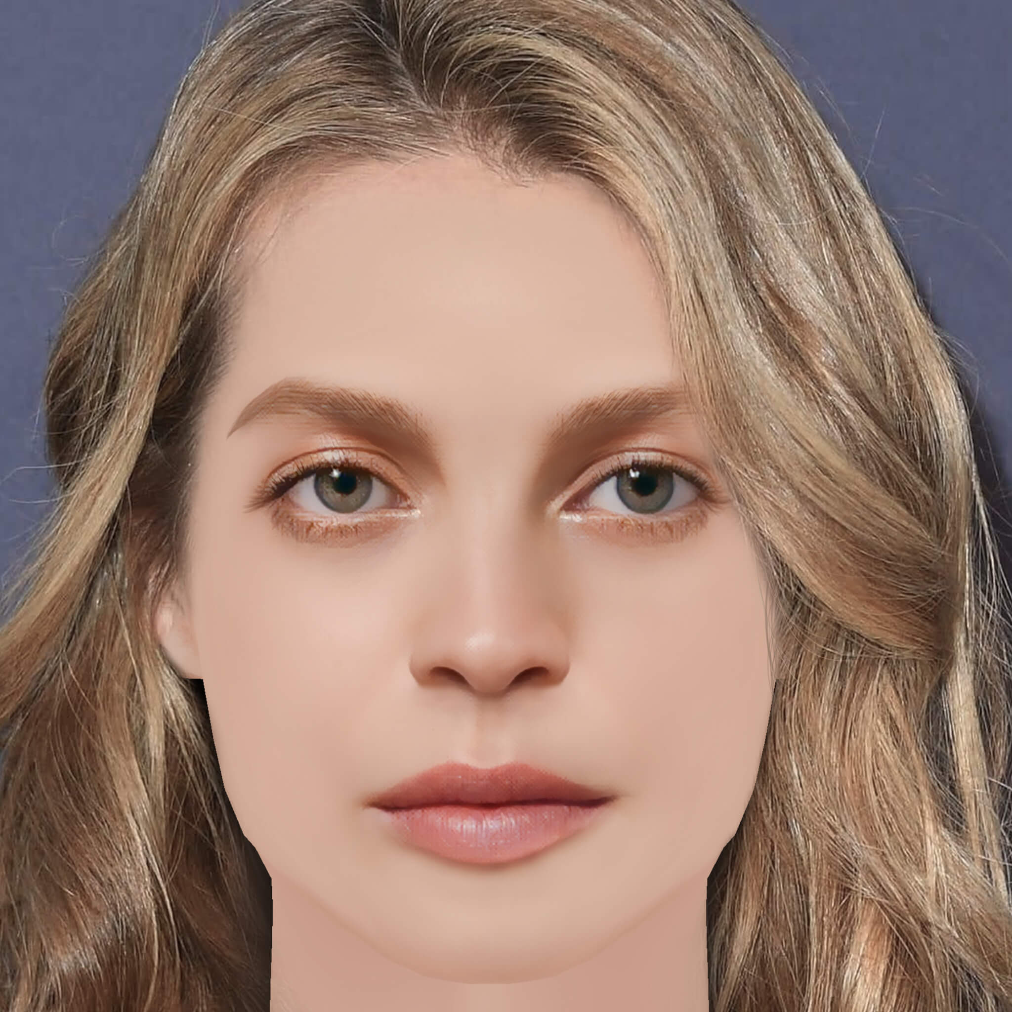 Ana Valeria Becerril Head - No Hair - Low Poly Head for Game 3D Model ...