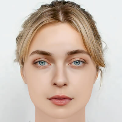 Anastasia Krylova Head - No Hair - Low Poly Head for Game 3D Model by ...