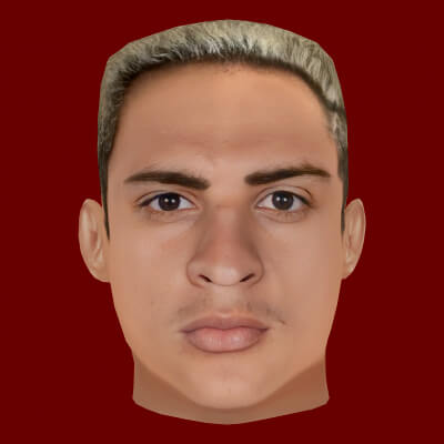 Antony Matheus Dos Santos Head - Low Poly Head for Game 3D Model by ...