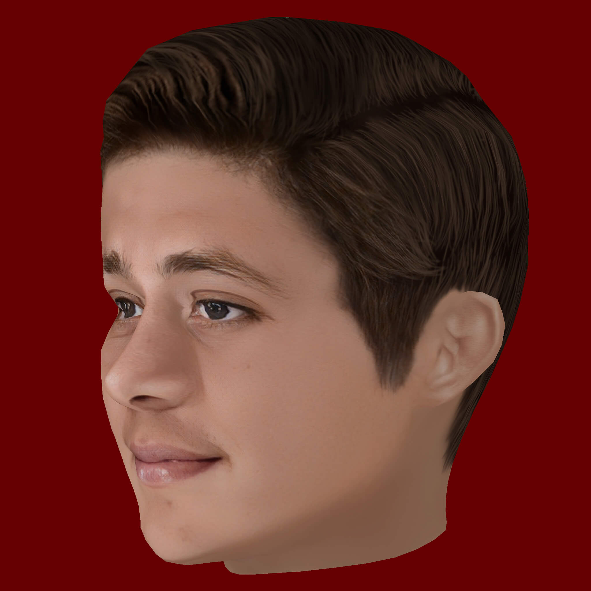 Arda Guler Head - Low Poly Head for Game 3D Model by Nammichael