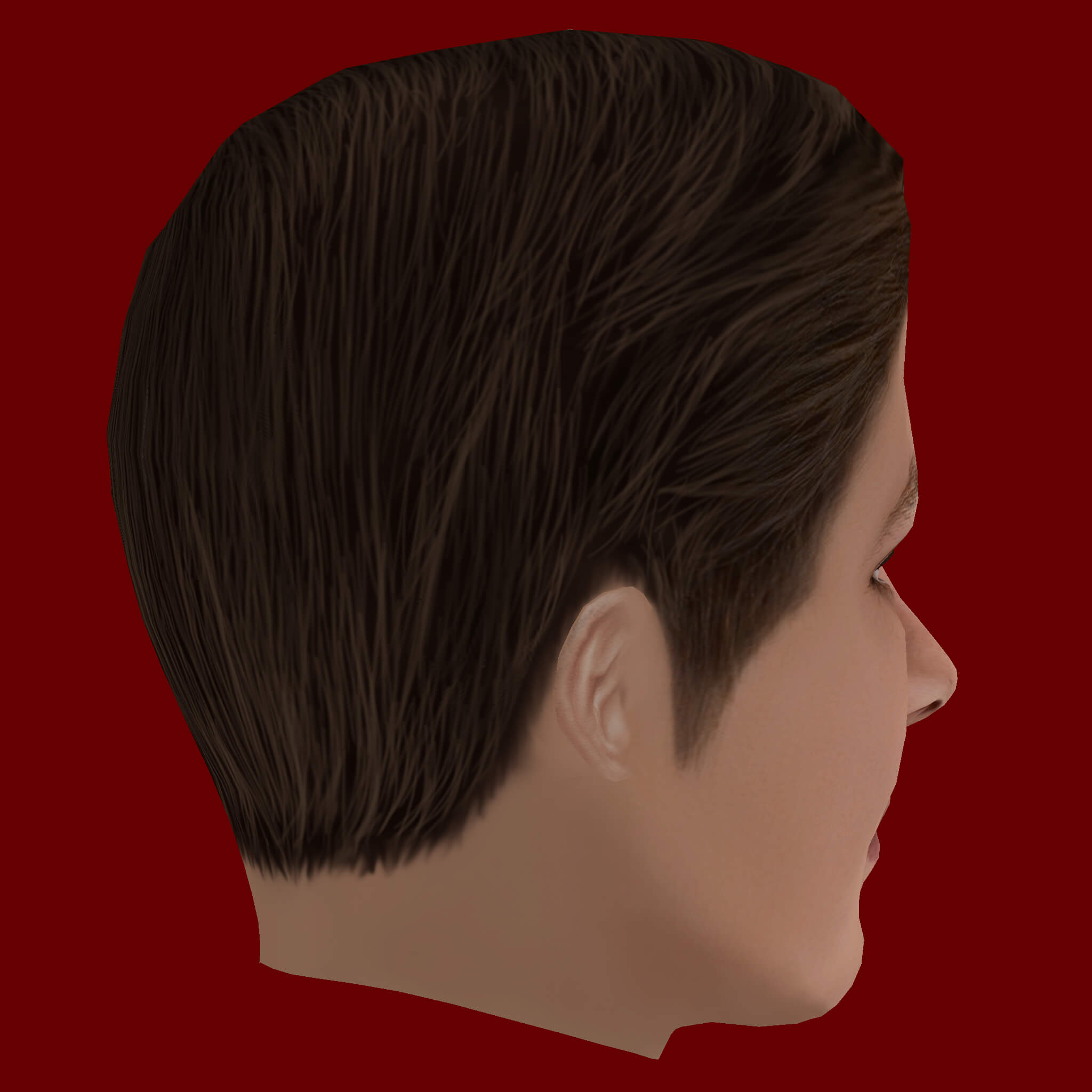 Arda Guler Head - Low Poly Head for Game 3D Model by Nammichael