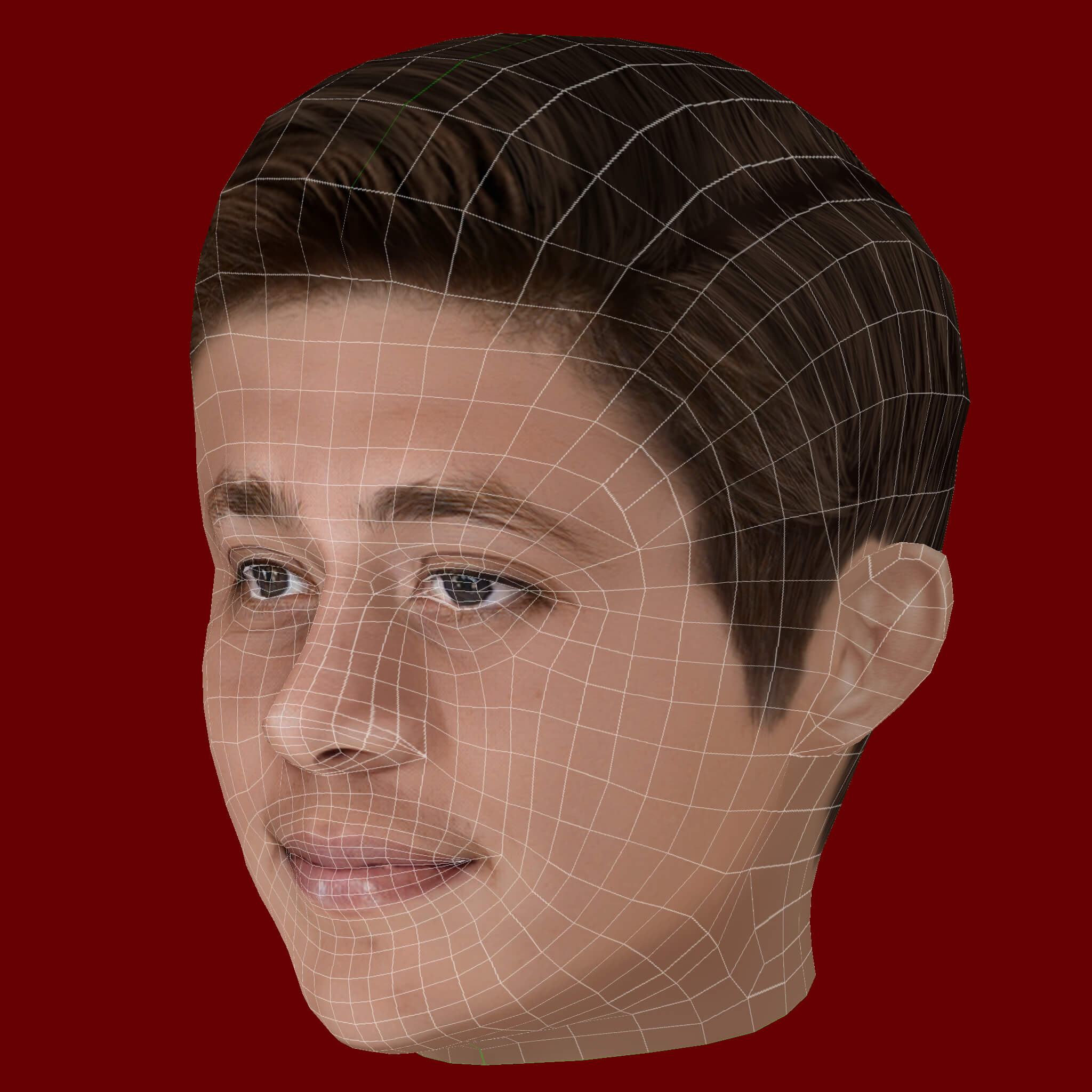 Arda Guler Head - Low Poly Head for Game 3D Model by Nammichael