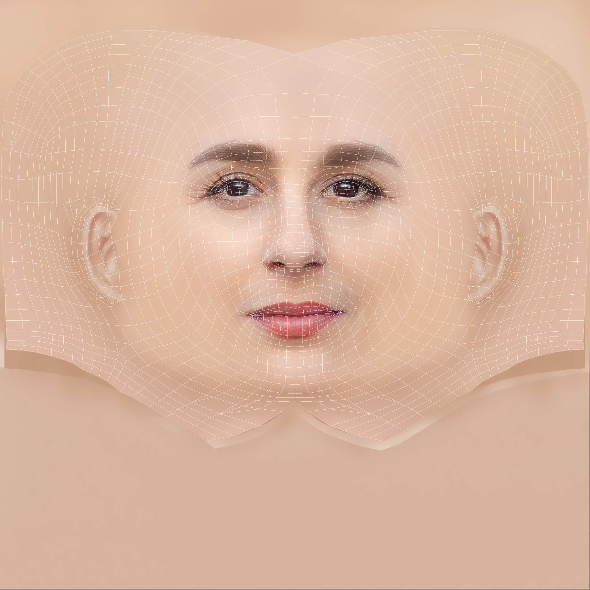 Aya Cash Head - No Hair - Low Poly Head for Game 3D Model by Nammichael