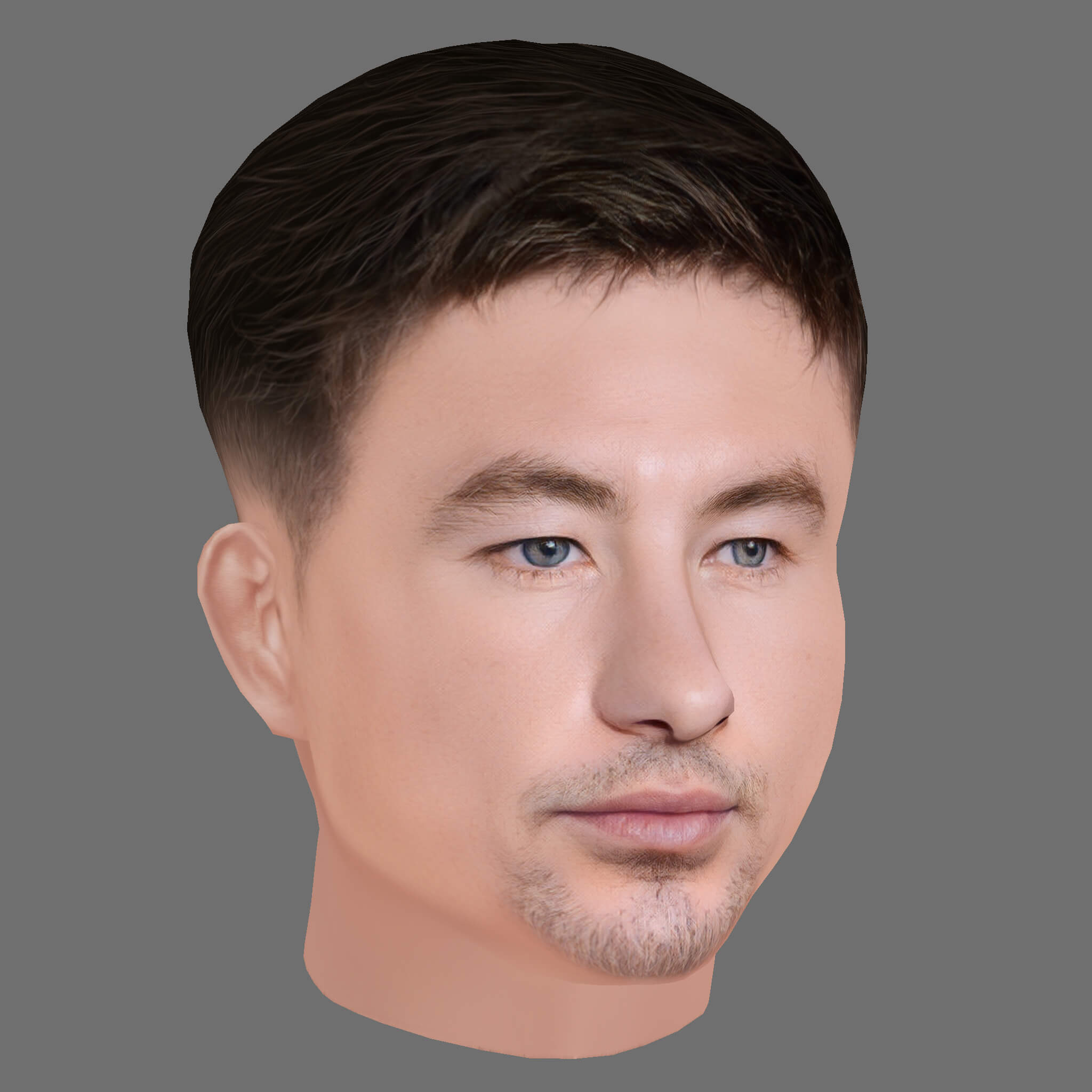 Barry Keoghan Head - Low Poly Head for Game 3D Model by Nammichael