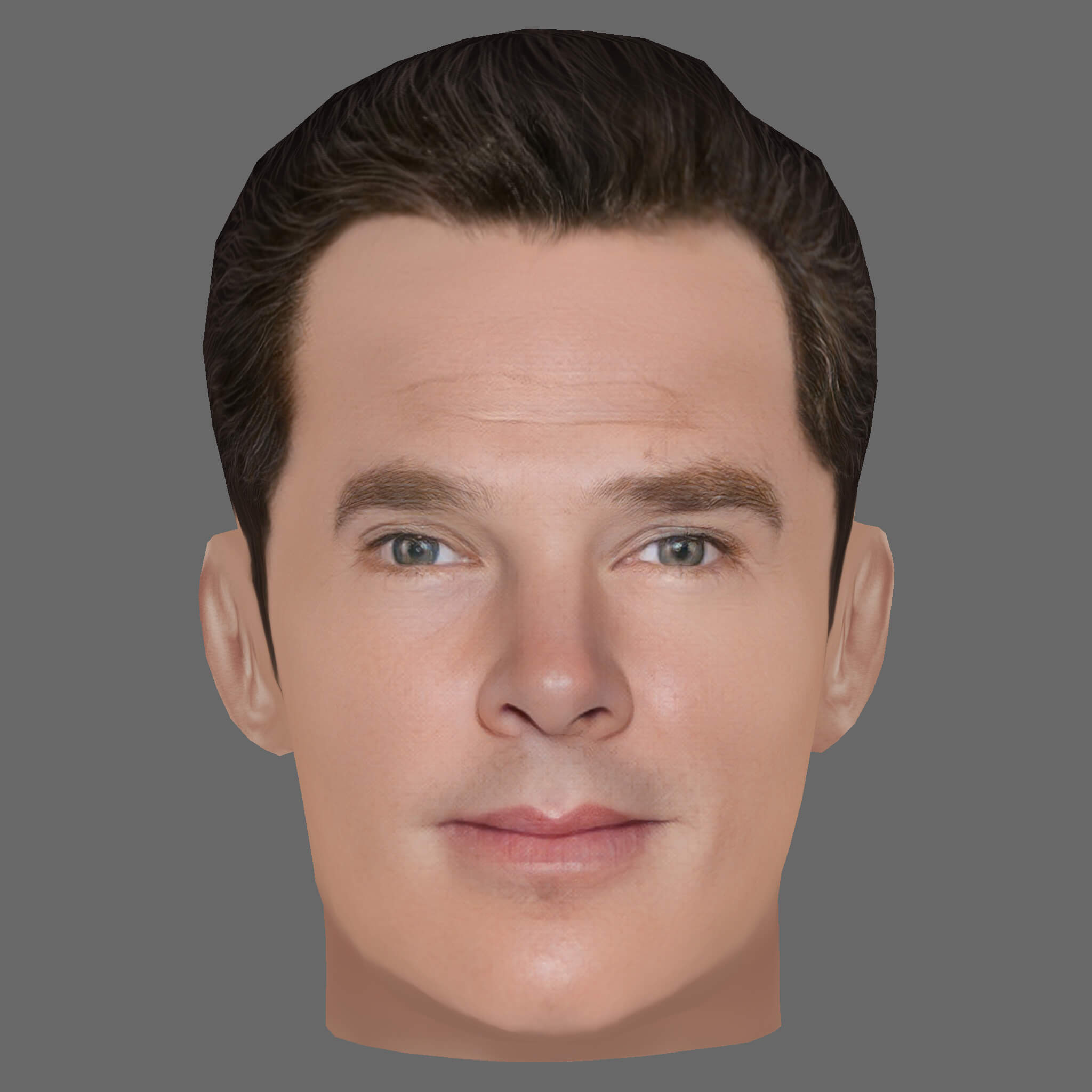 Benedict Cumberbatch Head - 3D Model by Nammichael