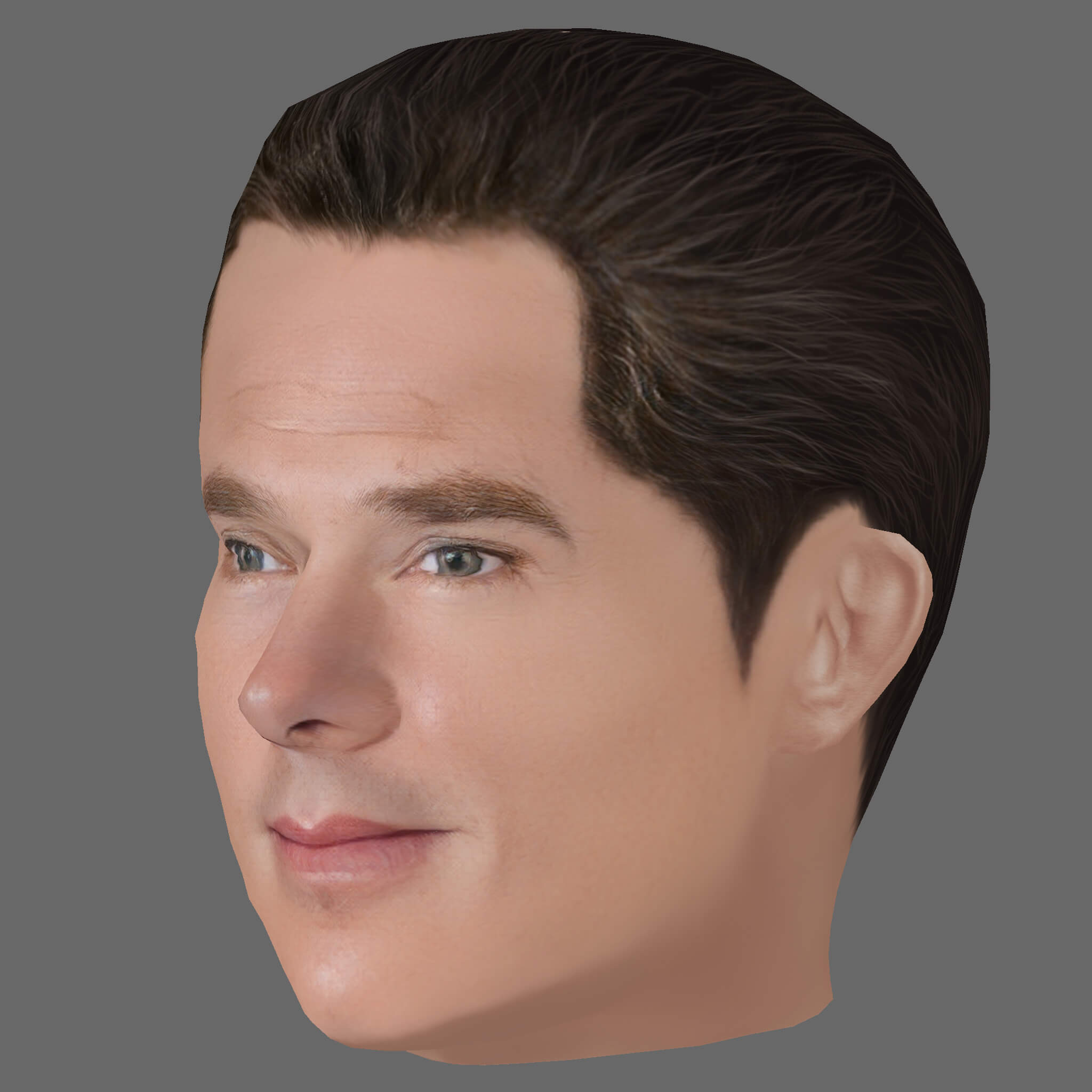 Benedict Cumberbatch Head - 3D Model by Nammichael