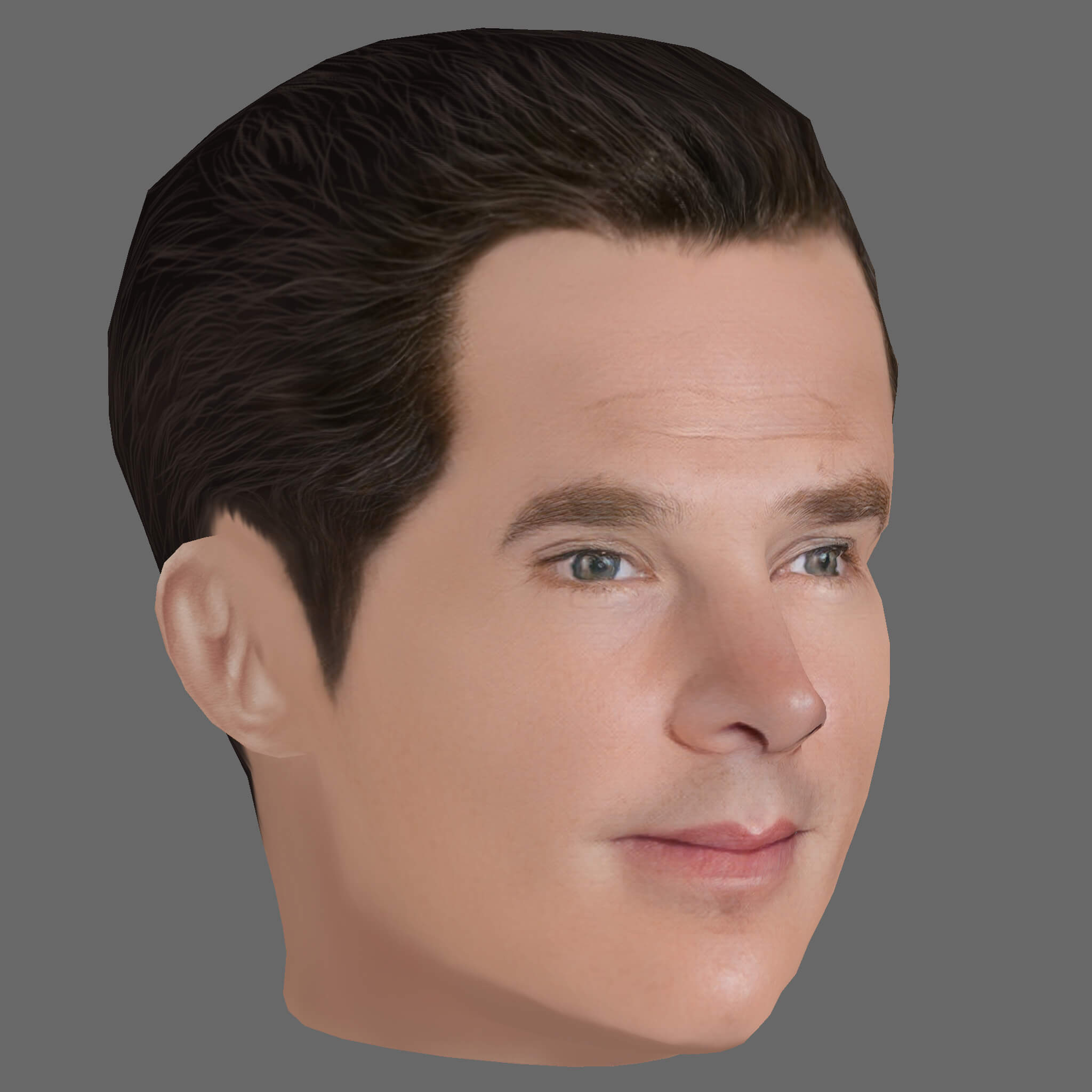 Benedict Cumberbatch Head - 3D Model by Nammichael