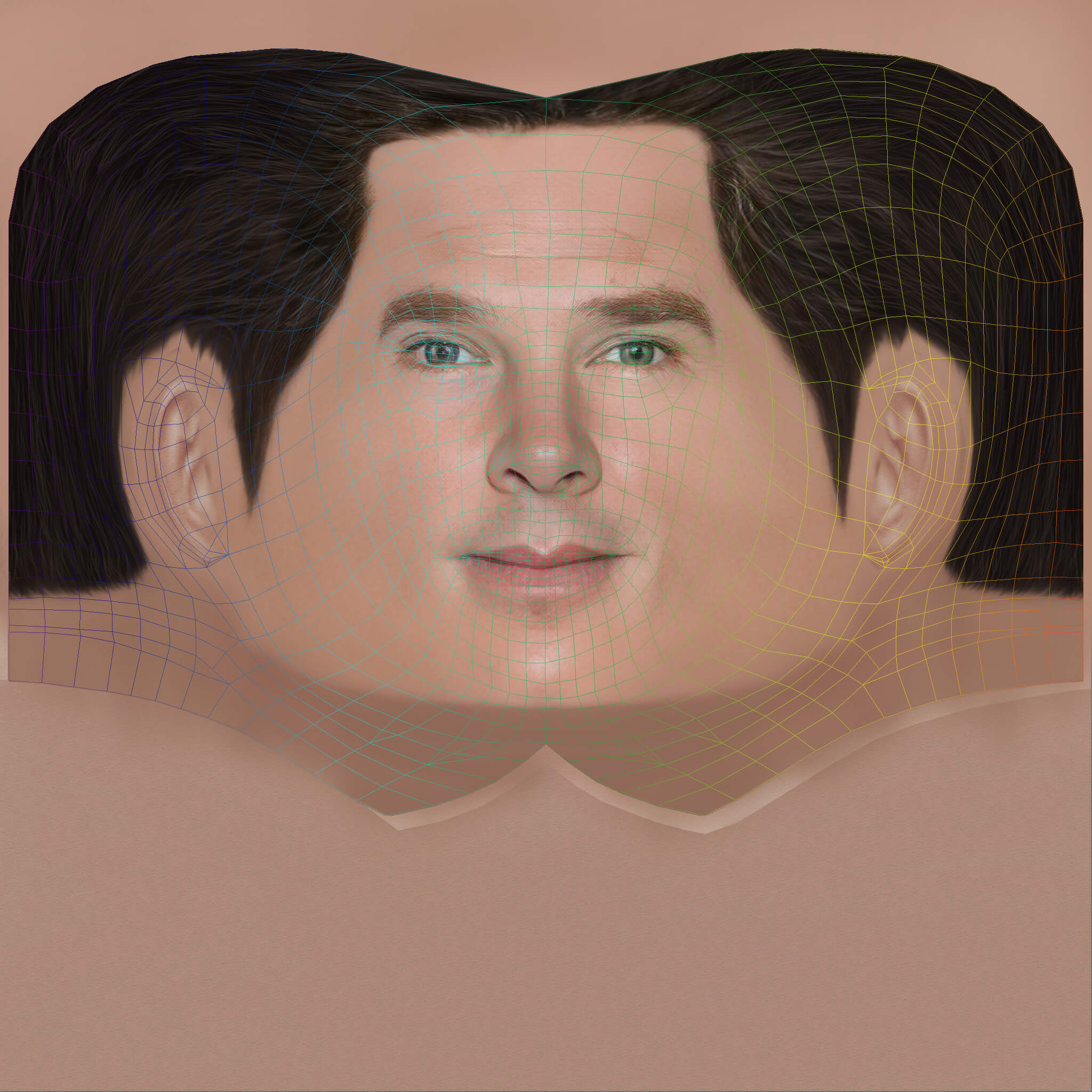 Benedict Cumberbatch Head - 3D Model by Nammichael