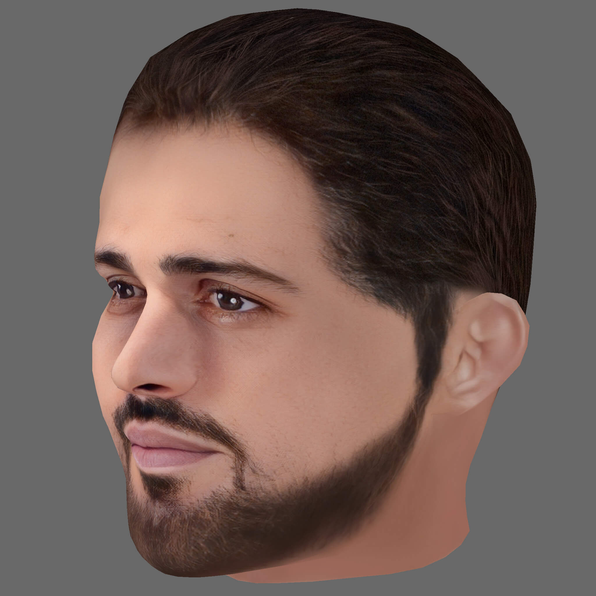 Bernardo Silva Head - Low Poly Head for Game Low Poly 3D Model by ...