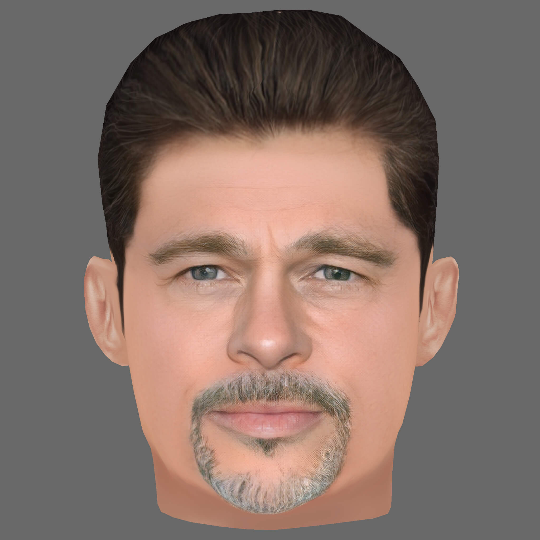 Brad Pitt Head - 3D Model by Nammichael
