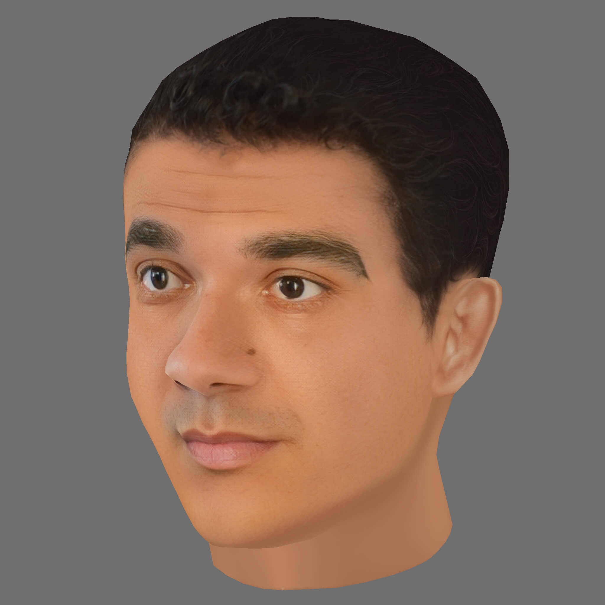 Callan Taverner Head - Low Poly Head for Game 3D Model by Nammichael