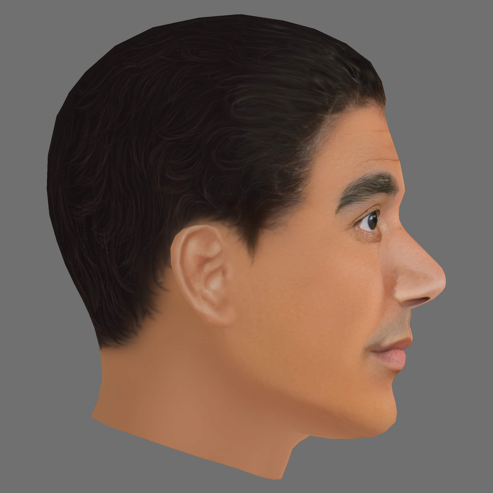 Callan Taverner Head - Low Poly Head for Game 3D Model by Nammichael