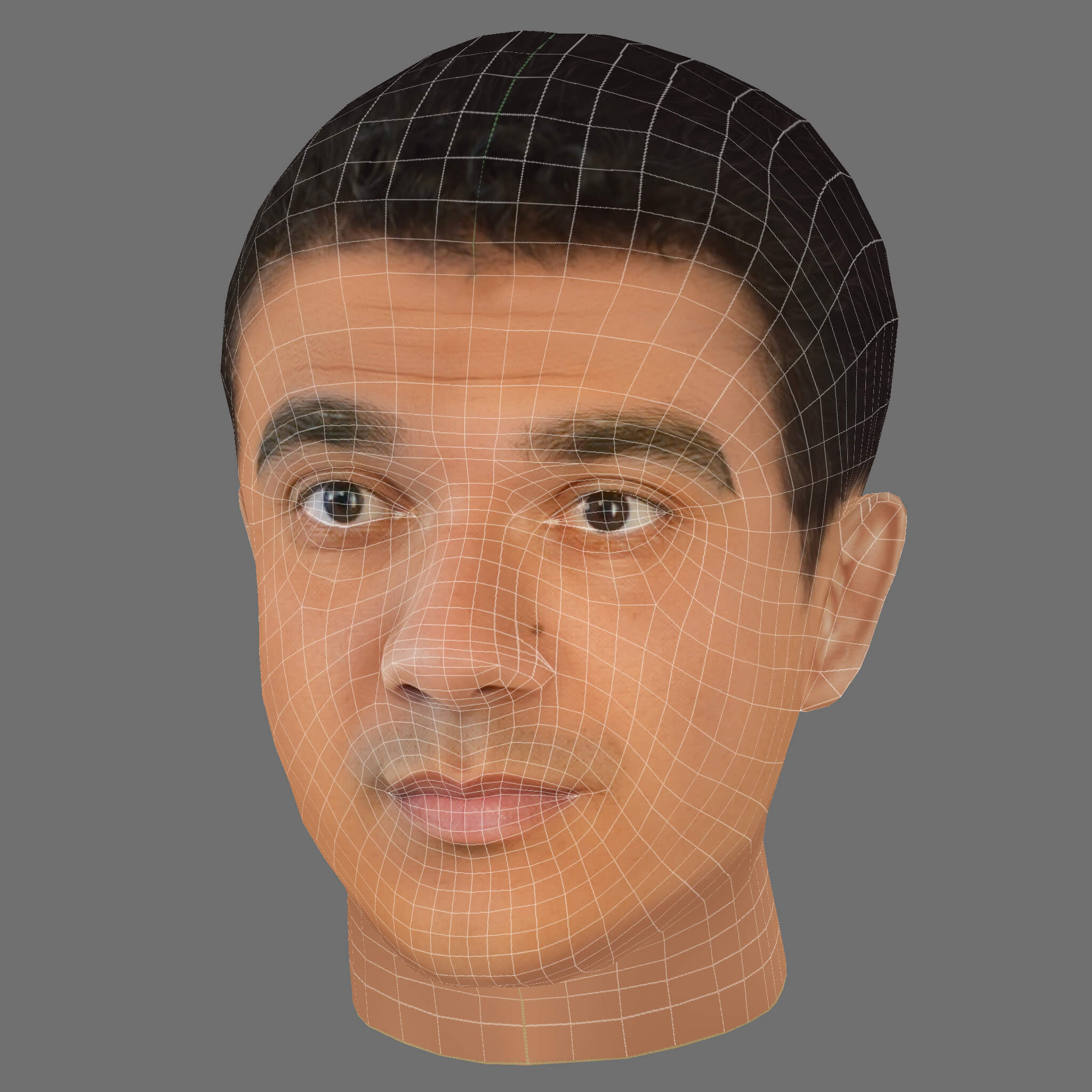 Callan Taverner Head - Low Poly Head for Game 3D Model by Nammichael