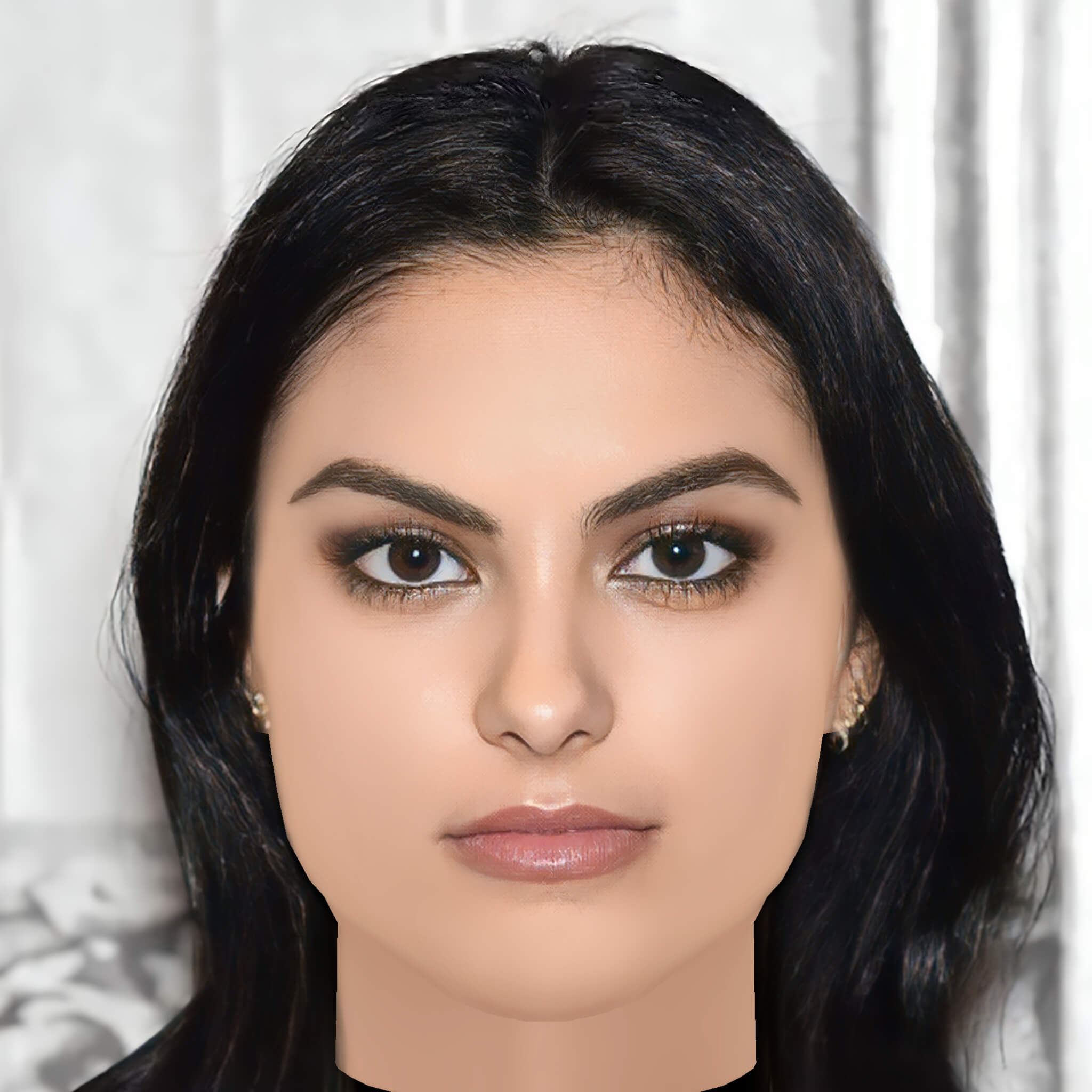 Camila Mendes Head - No Hair - Low Poly Head for Game 3D Model by ...