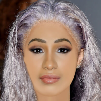 Cardi B Head - No Hair - Low Poly Head for Game 3D Model by Nammichael