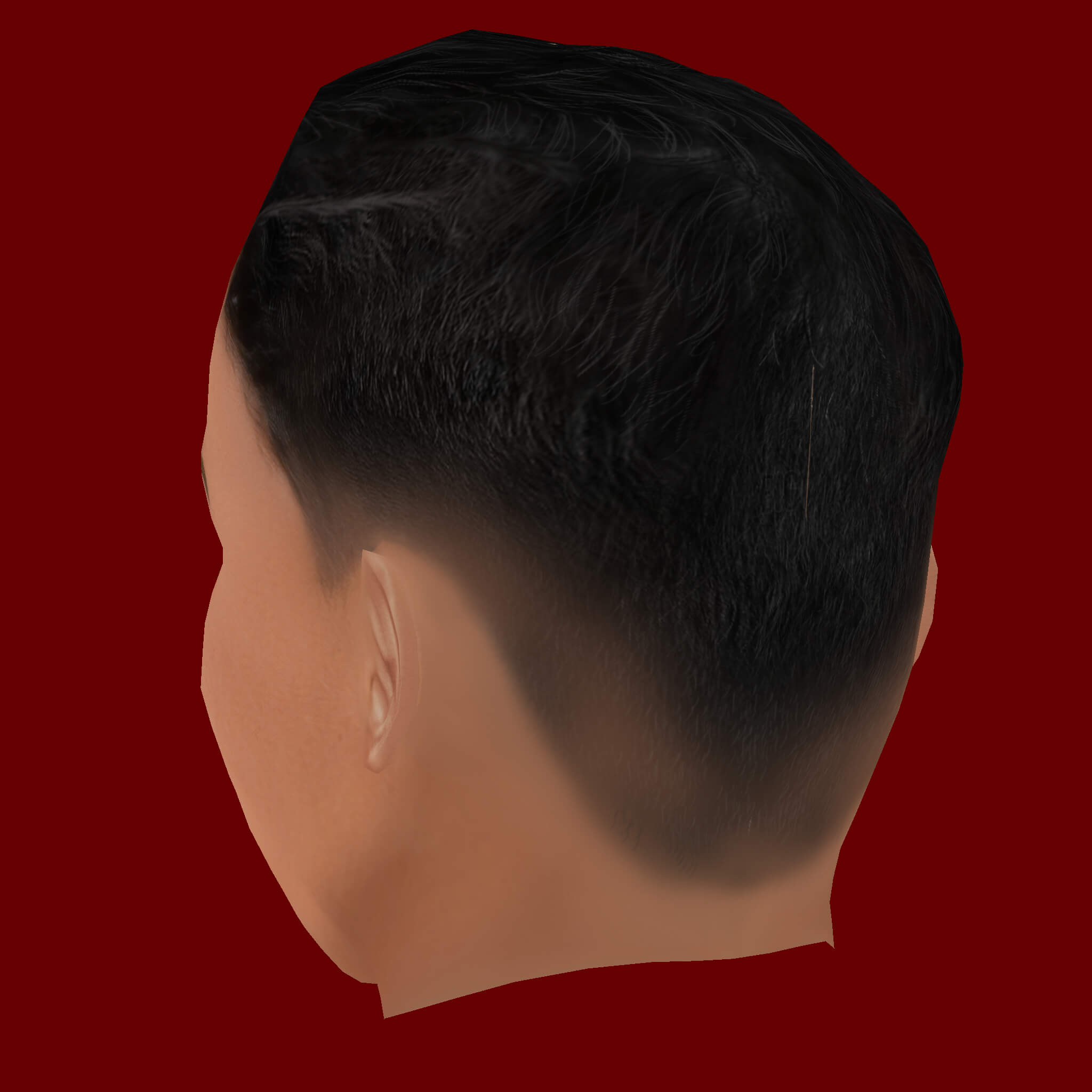 Casemiro Head - Low Poly Head for Game 3D Model by Nammichael