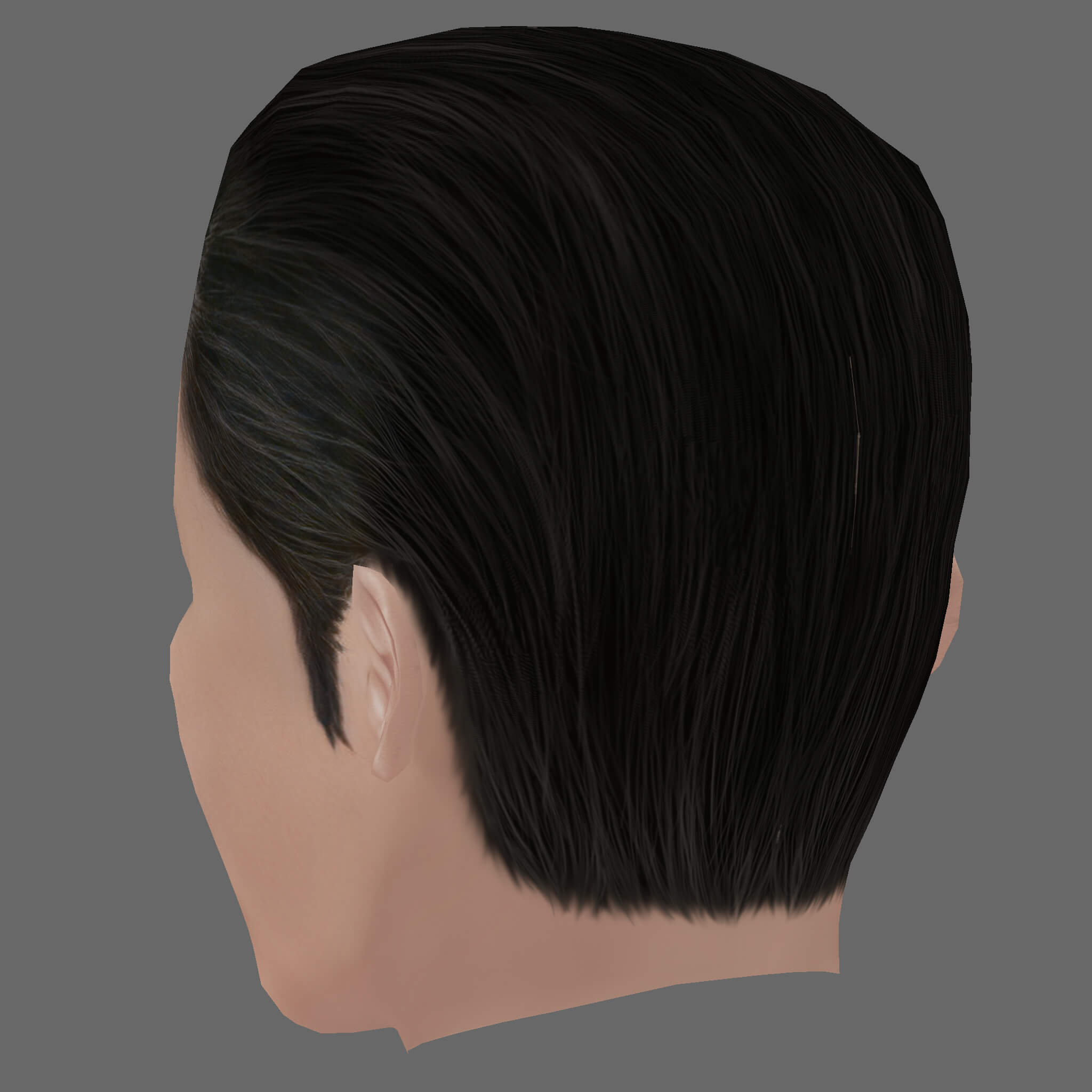 Christopher Walken Head - Low Poly Head for Game 3D Model by Nammichael