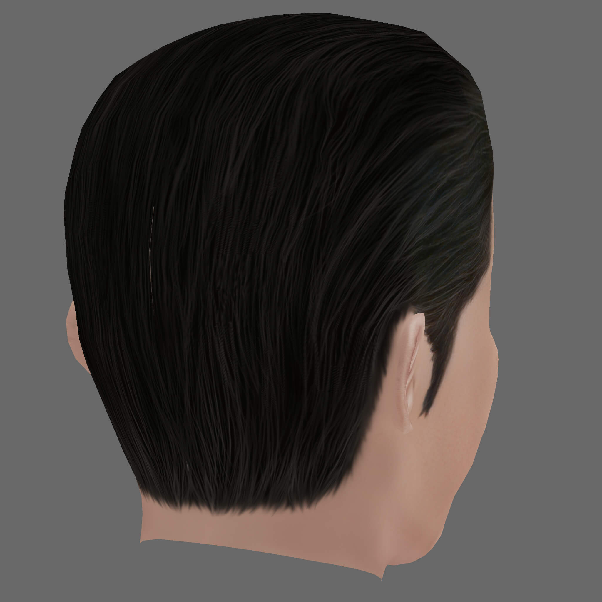 Christopher Walken Head - Low Poly Head for Game 3D Model by Nammichael