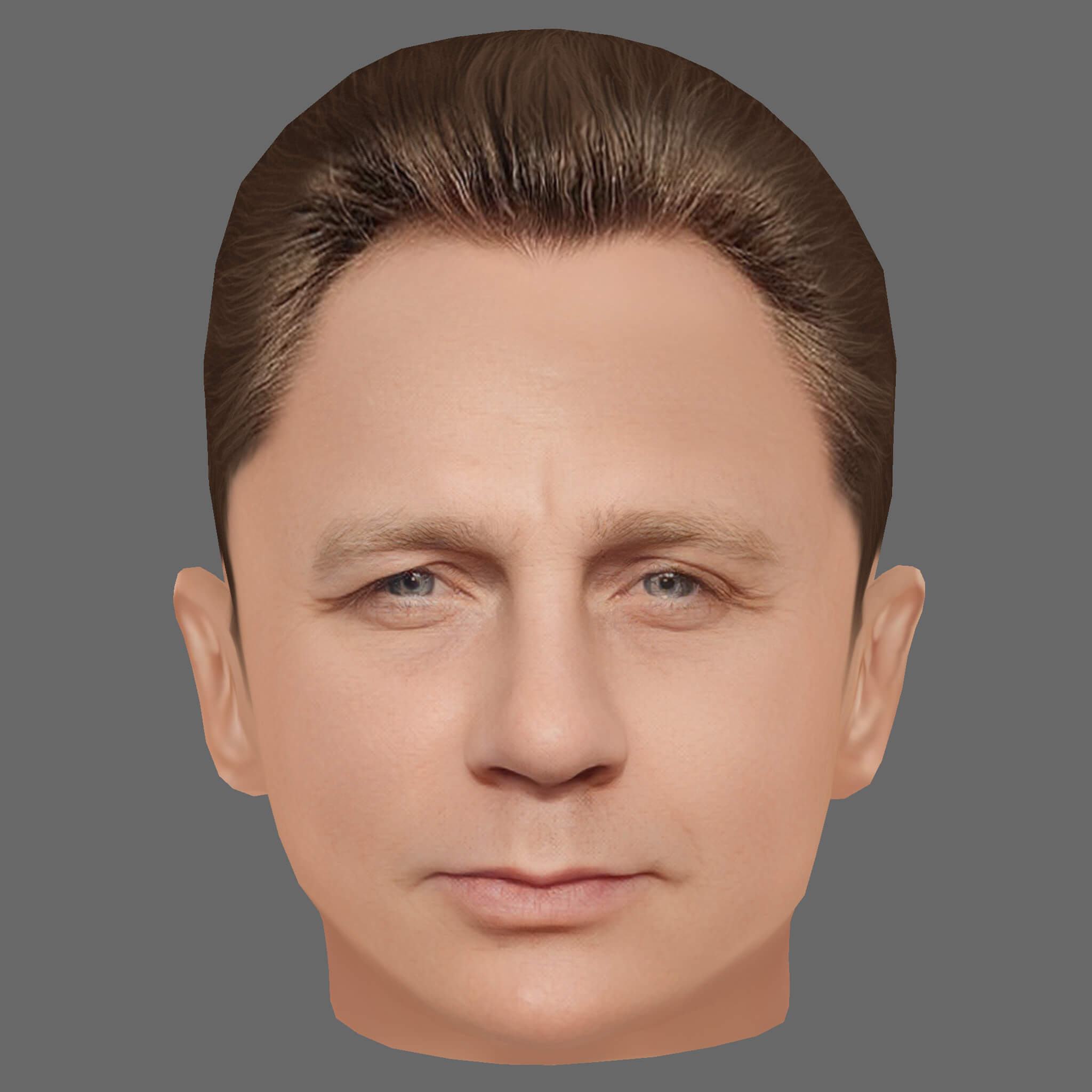 Daniel Craig Head - Low Poly Head for Game 3D Model by Nammichael