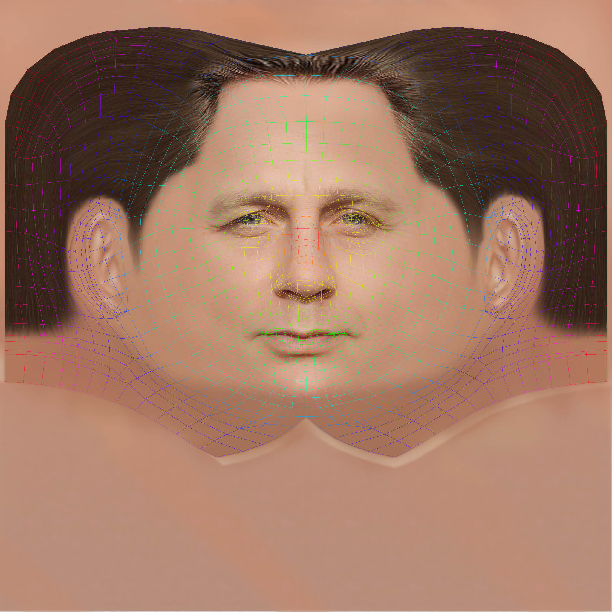 Daniel Craig Head - Low Poly Head for Game 3D Model by Nammichael