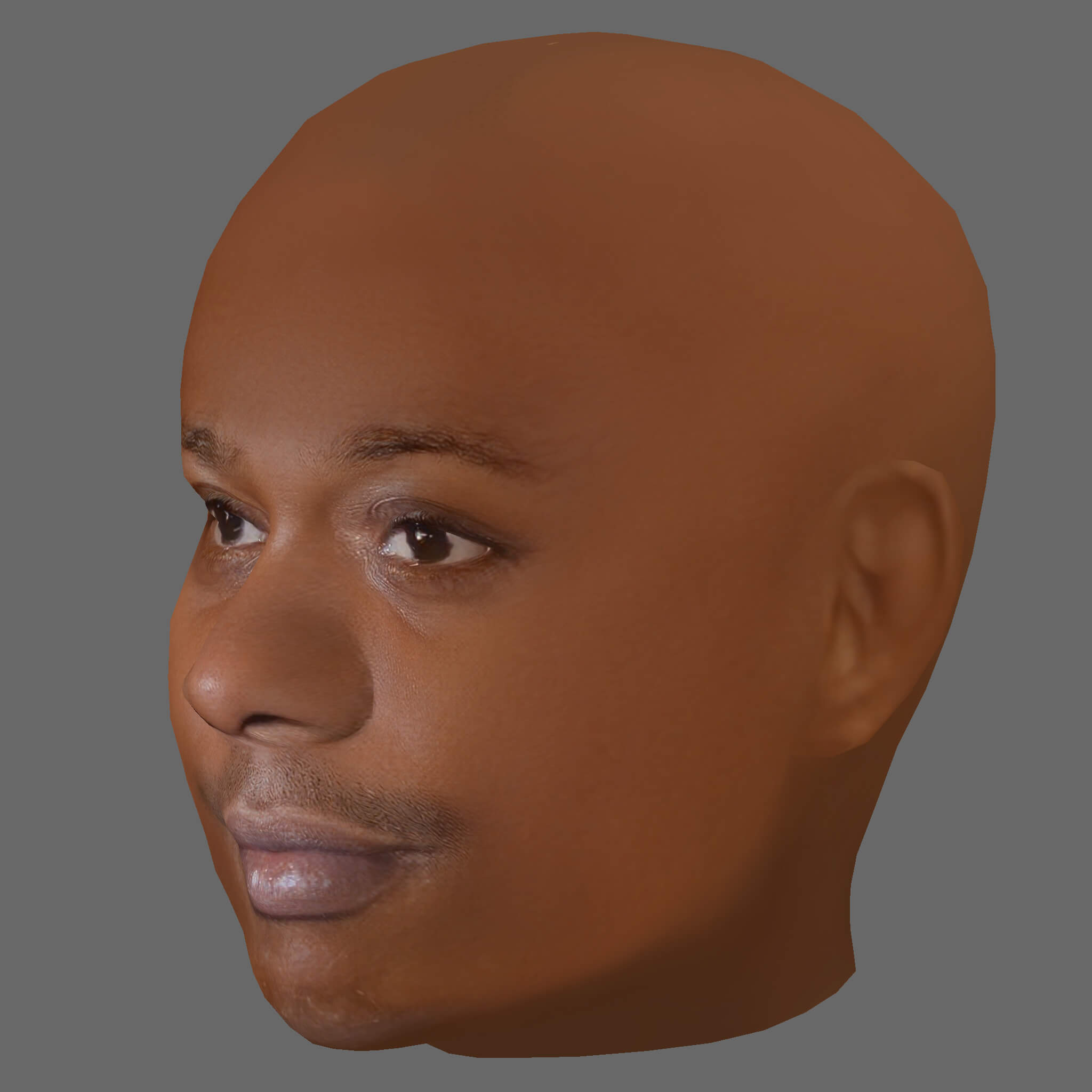 Dave Chappelle Head - Low Poly Head for Game Low Poly 3D Model by ...