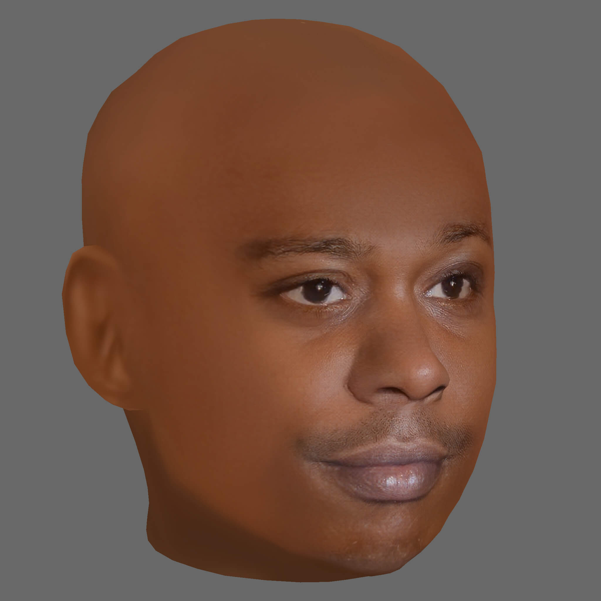 Dave Chappelle Head - Low Poly Head for Game Low Poly 3D Model by ...