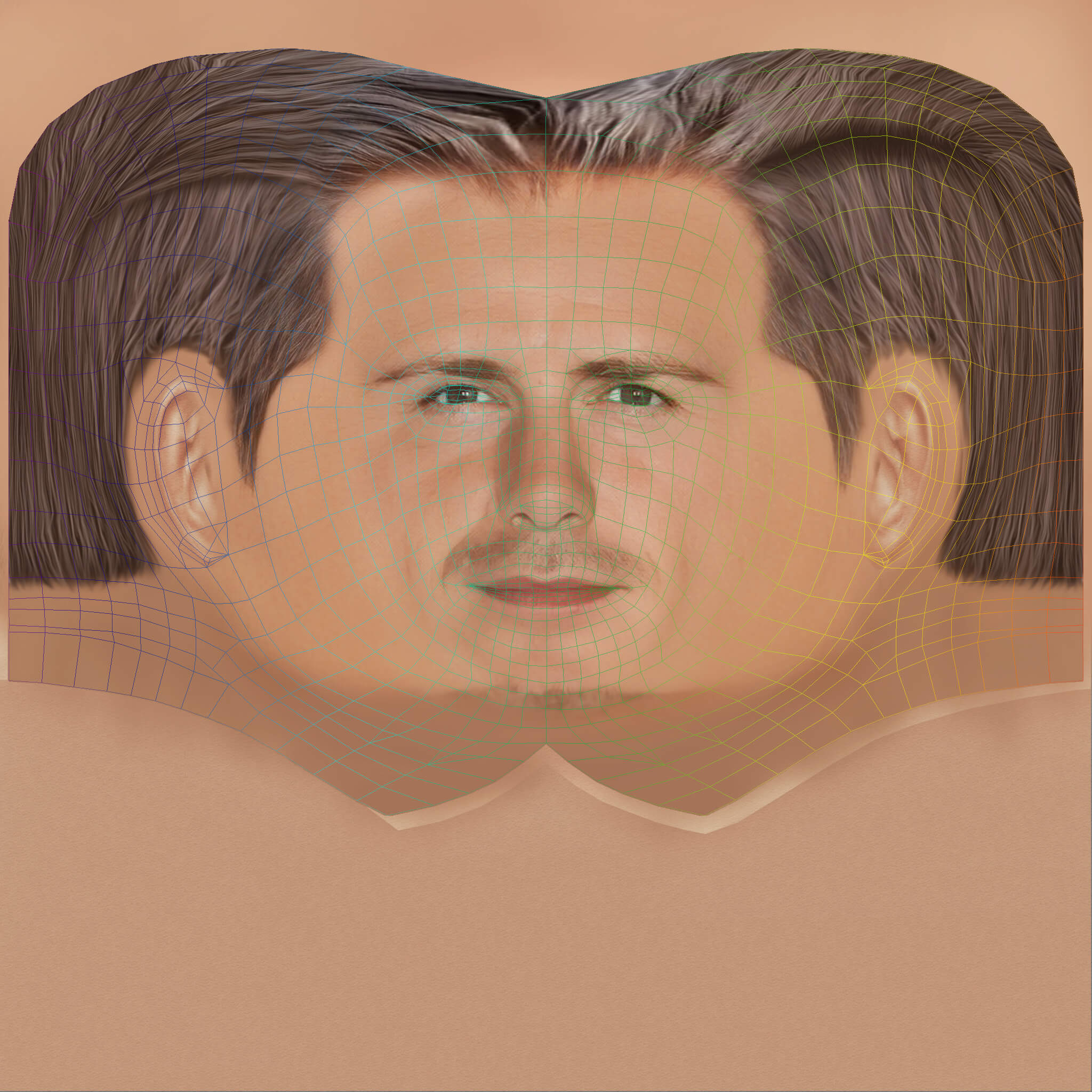 David Beckham Head - 3D Model by Nammichael