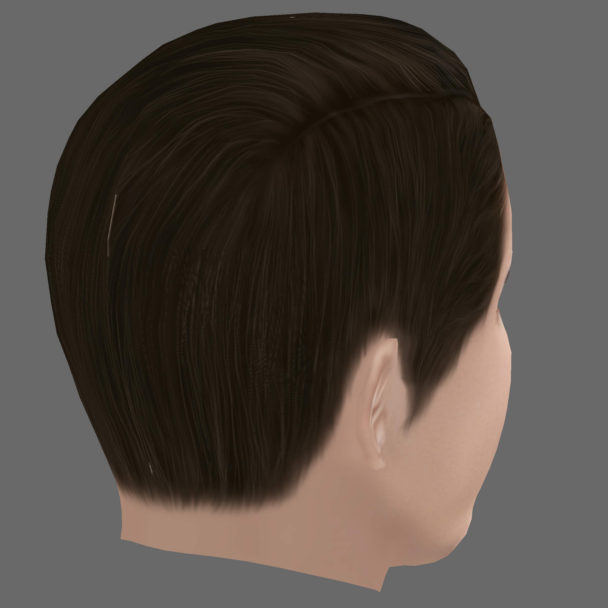 David Dastmalchian Head - Low Poly Head for Game 3D Model by Nammichael