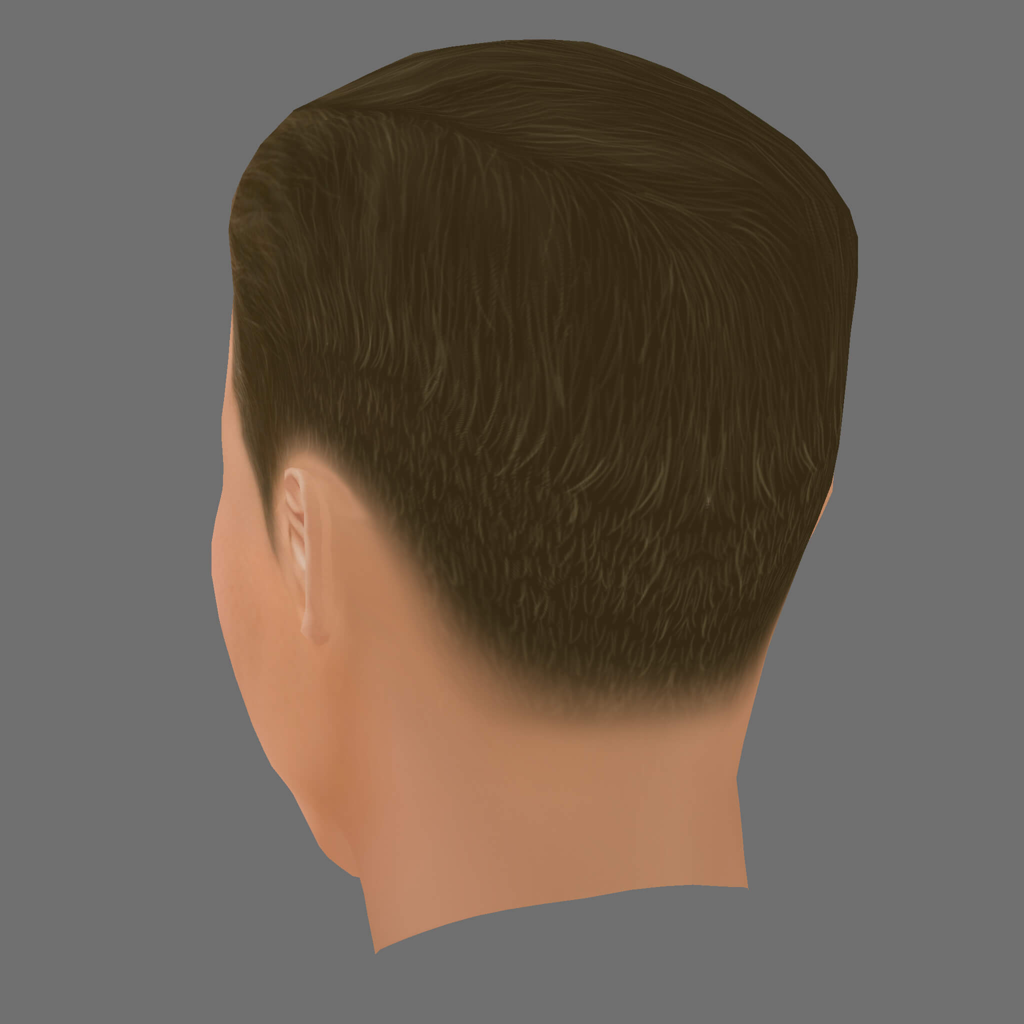 Dolph Lundgren Head - Low Poly Head for Game 3D Model by Nammichael