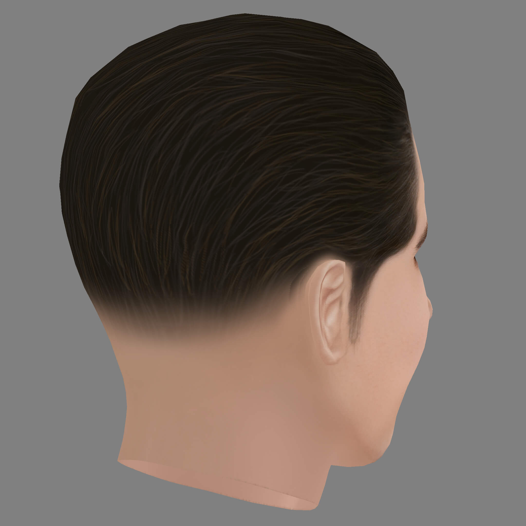 Dritan Kastrati Head - Low Poly Head for Game 3D Model by Nammichael