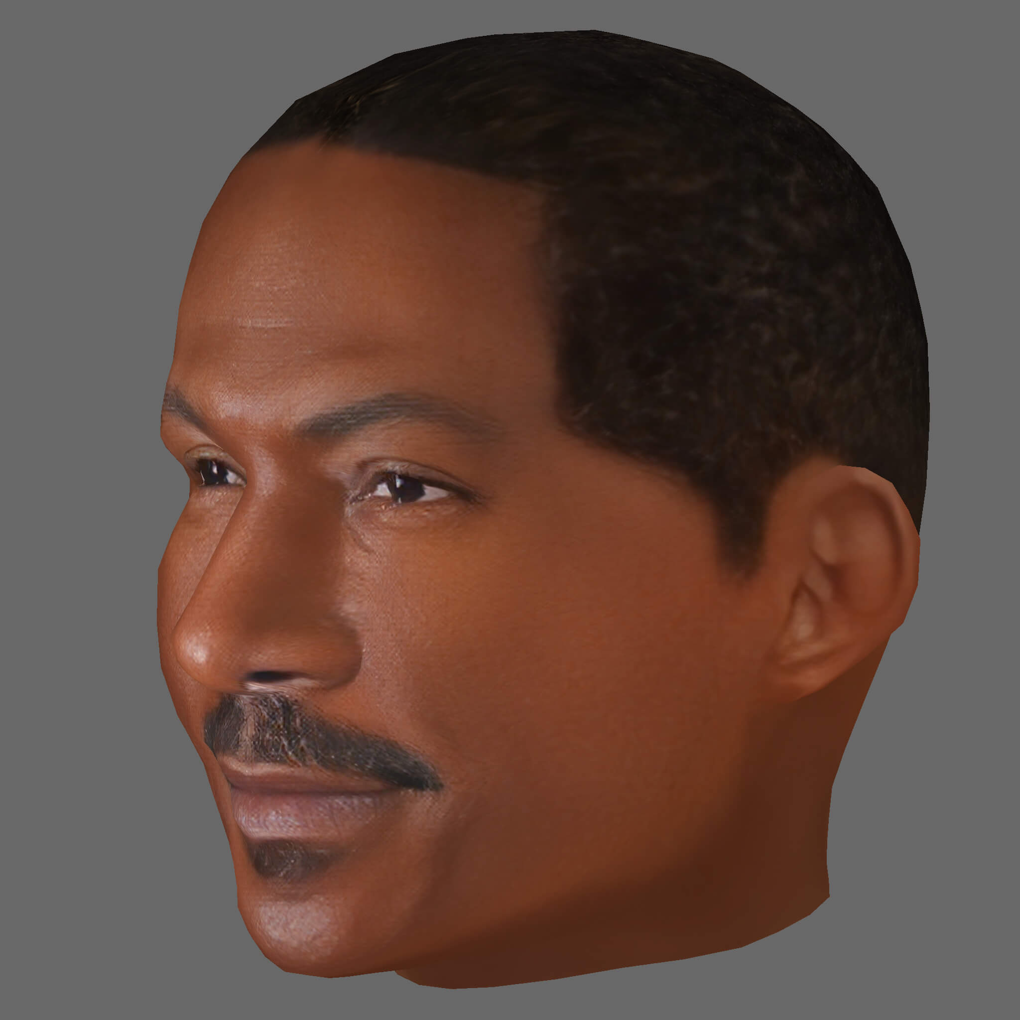 Eddie Murphy Head - Low Poly Head for Game Low Poly 3D Model by Nammichael