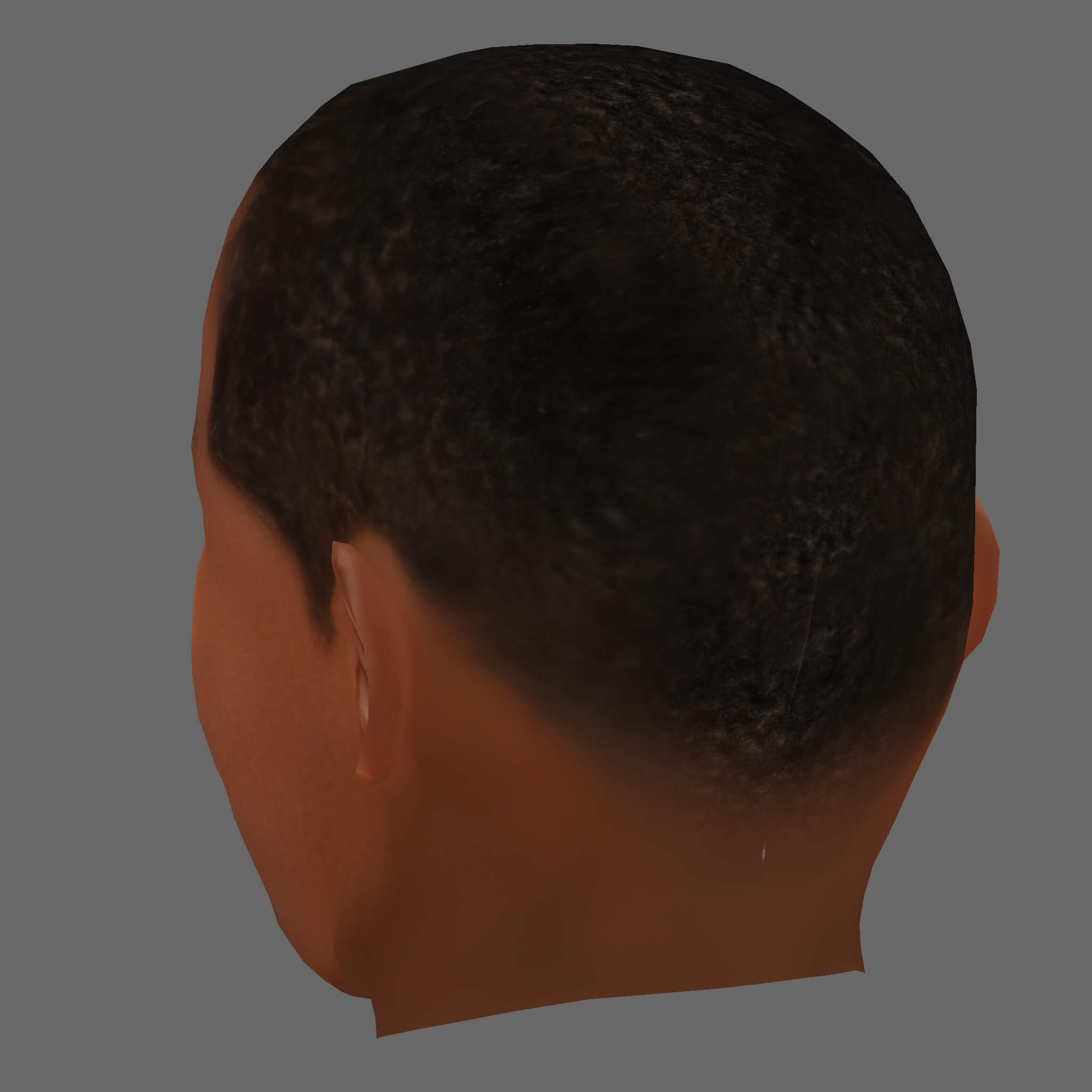 Eddie Murphy Head - Low Poly Head for Game Low Poly 3D Model by Nammichael