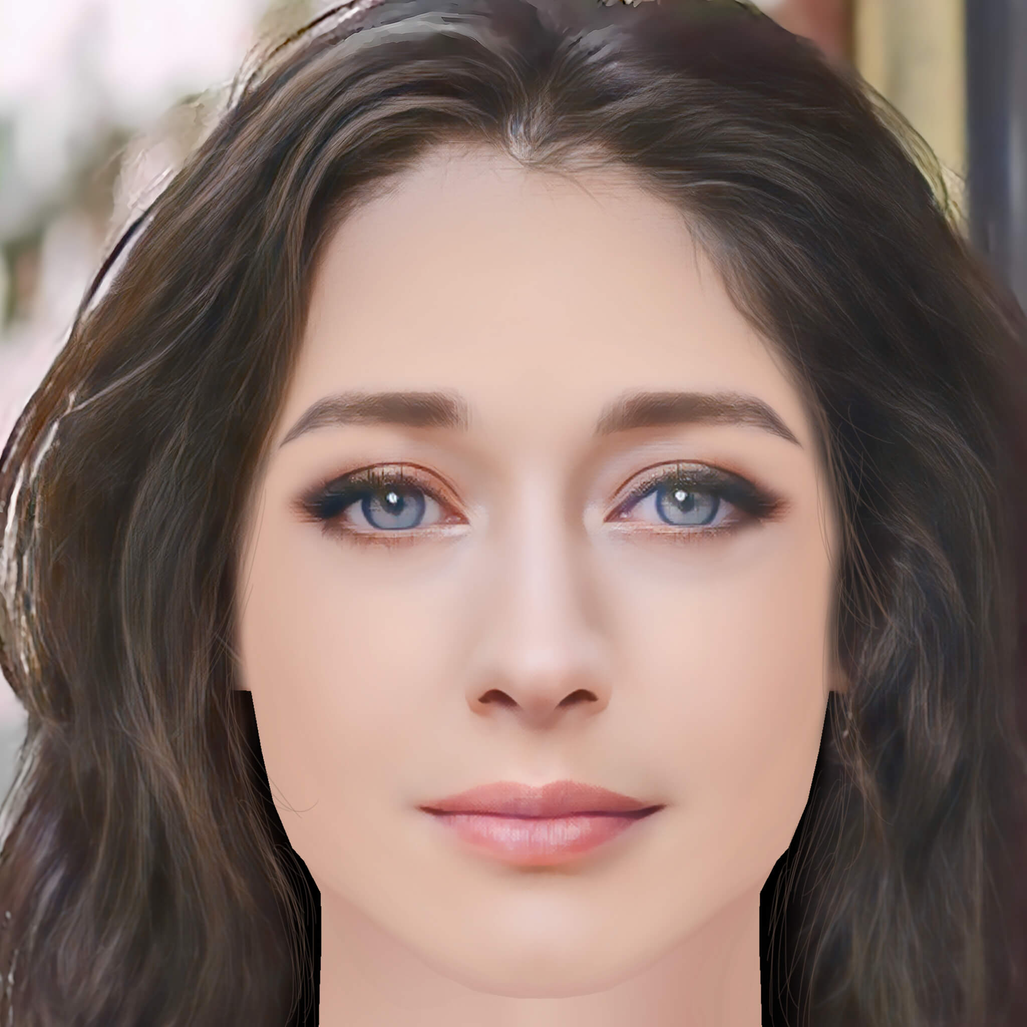 Elena Rivera Head - No Hair - Low Poly Head for Game 3D Model by Nammichael