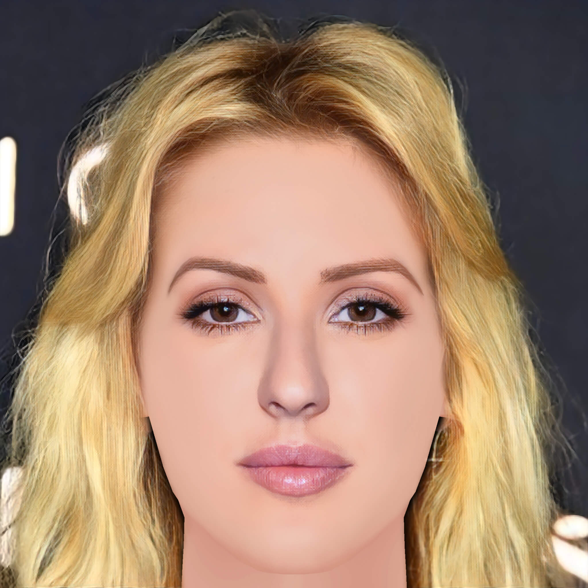 Elle Goulding Head - No Hair - Low Poly Head for Game 3D Model by ...