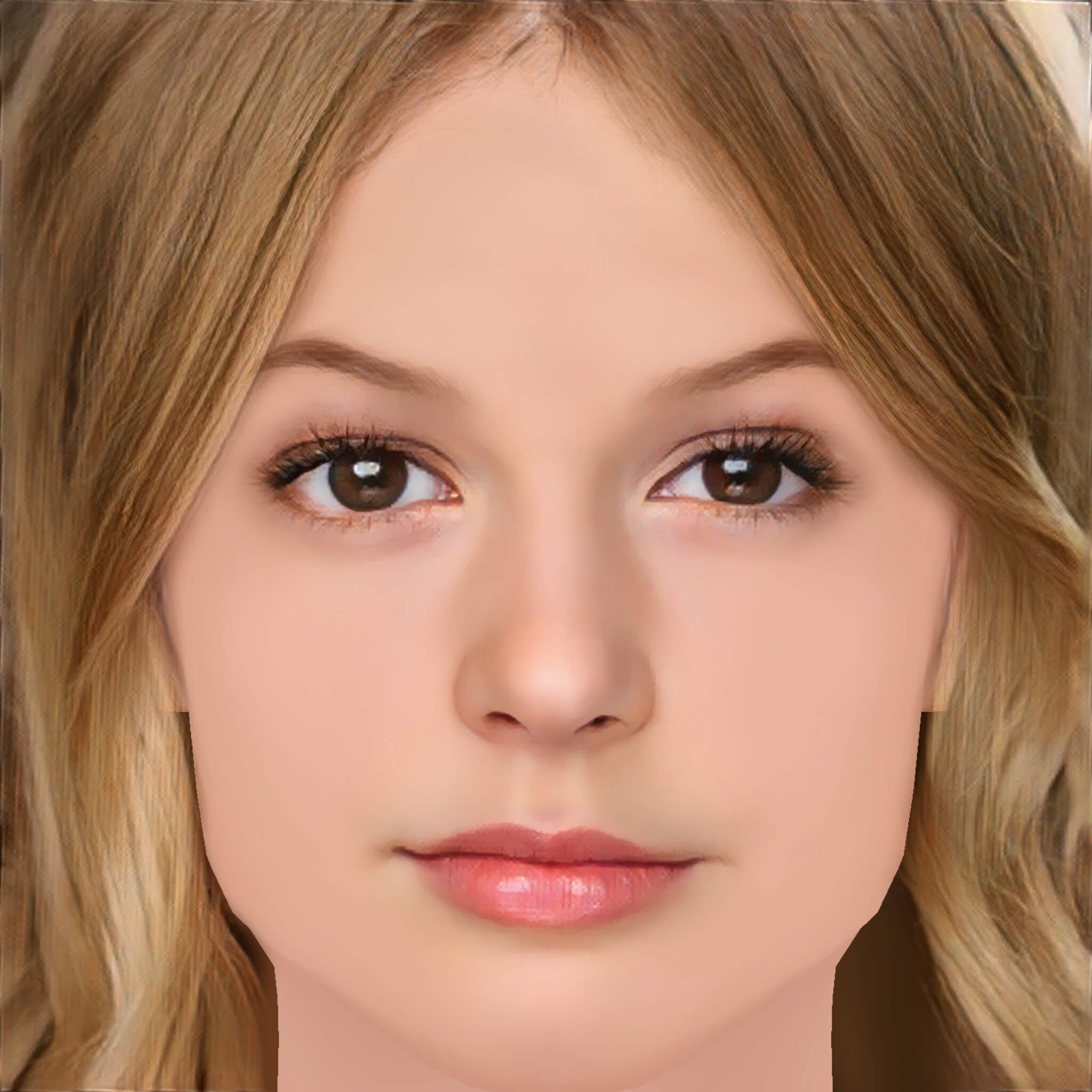 Emily Alyn Lind Head - No Hair - Low Poly Head for Game 3D Model by ...