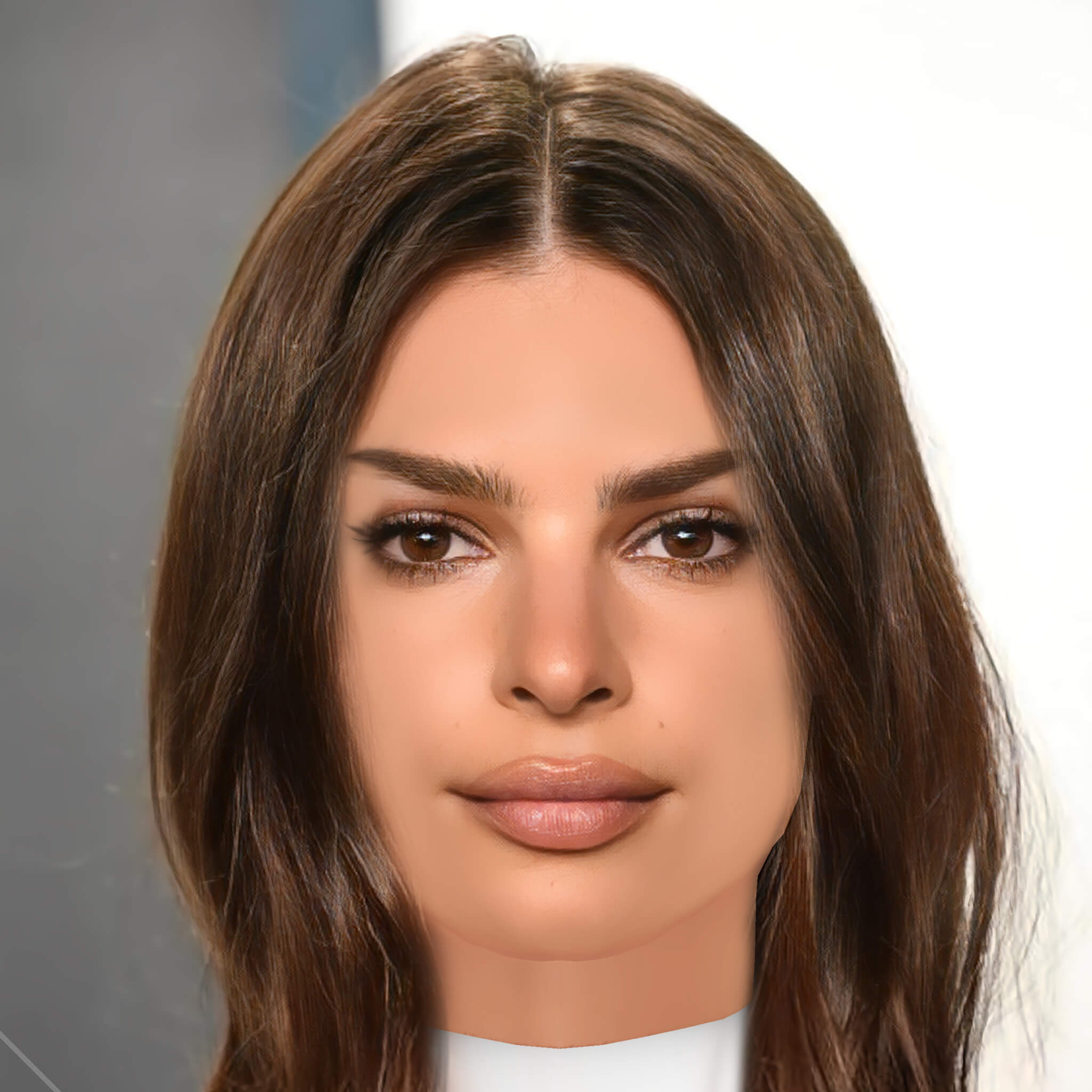 Emily Ratajkowski - No Hair - Low Poly Head for Game 3D Model by Nammichael